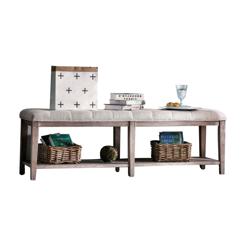 Laurel Foundry Modern Farmhouse Tynes 100% Linen Upholstered Storage ...