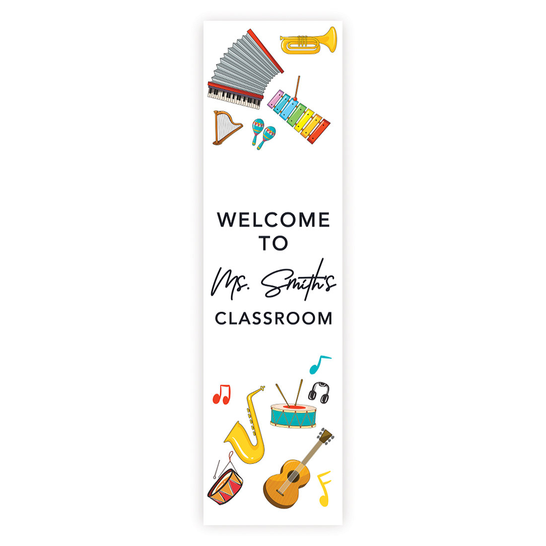 Koyal Wholesale Custom Classroom Door Decor 13"X48" Welcome Sign ...