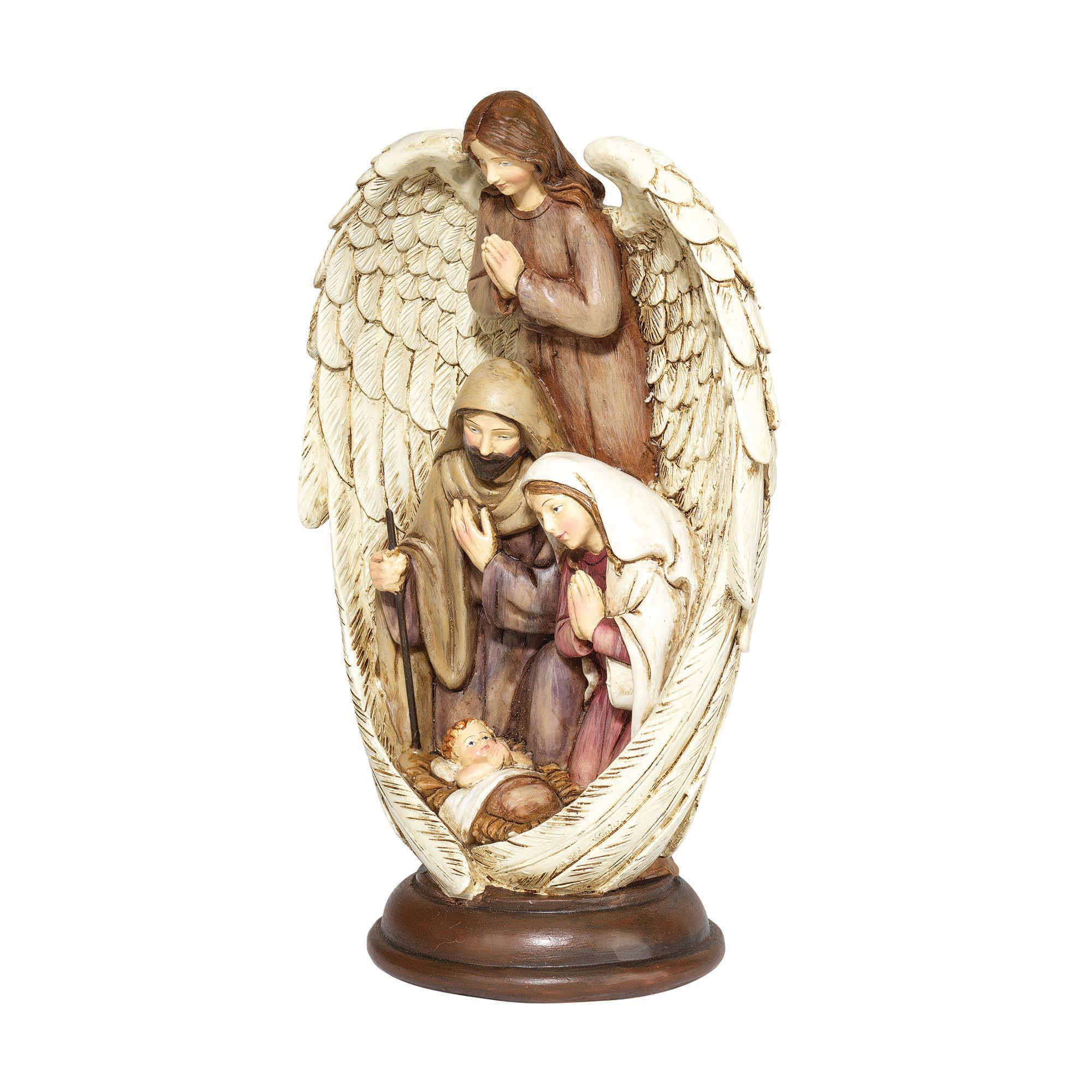Dicksons Inc Holy Family With Angel Nativity Set | Wayfair