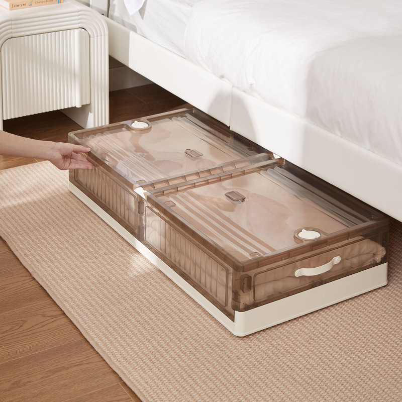 Latitude Run® Plastic Storage Bin Set | Wayfair