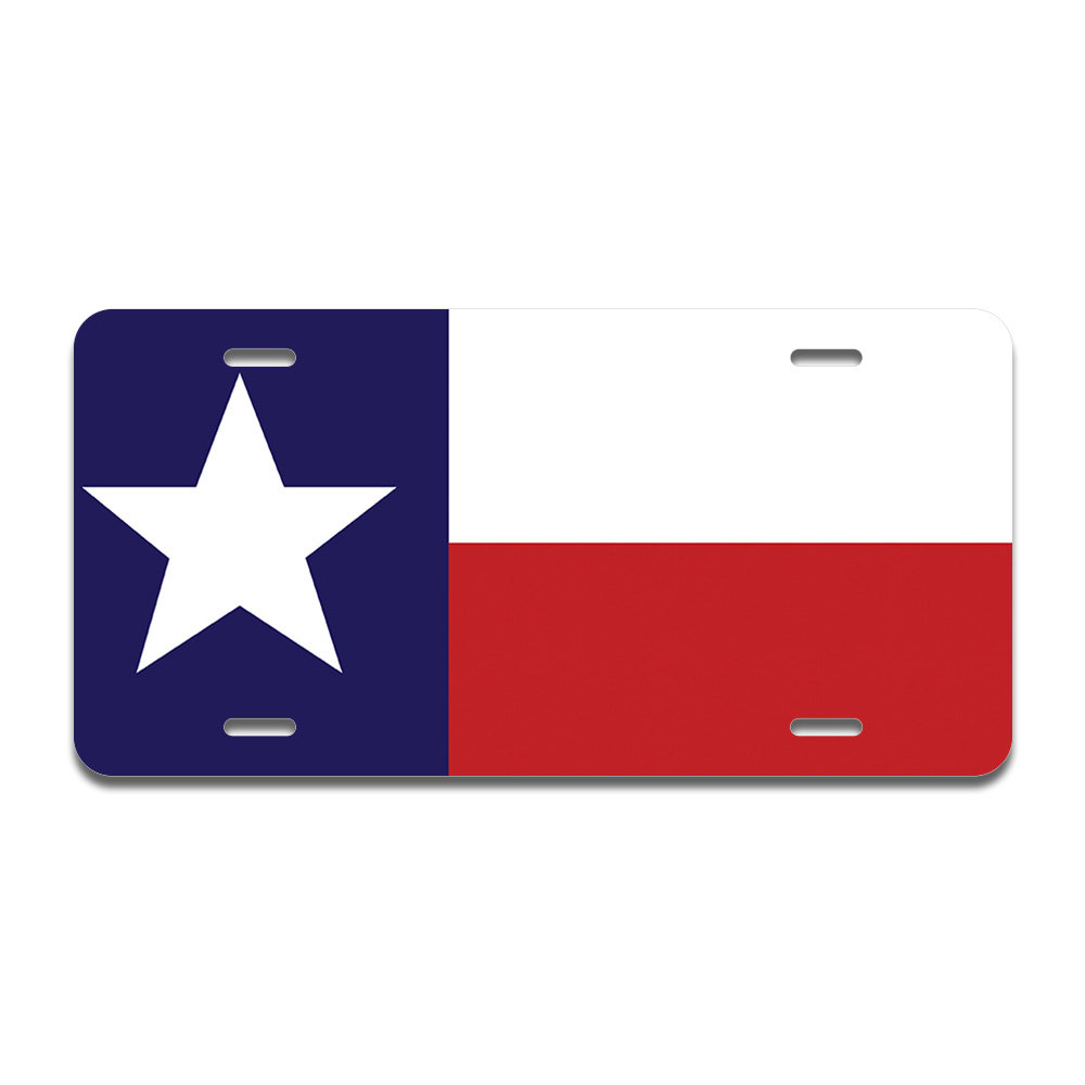 SignMission Texas Flag Aluminum Plate Frame | Wayfair