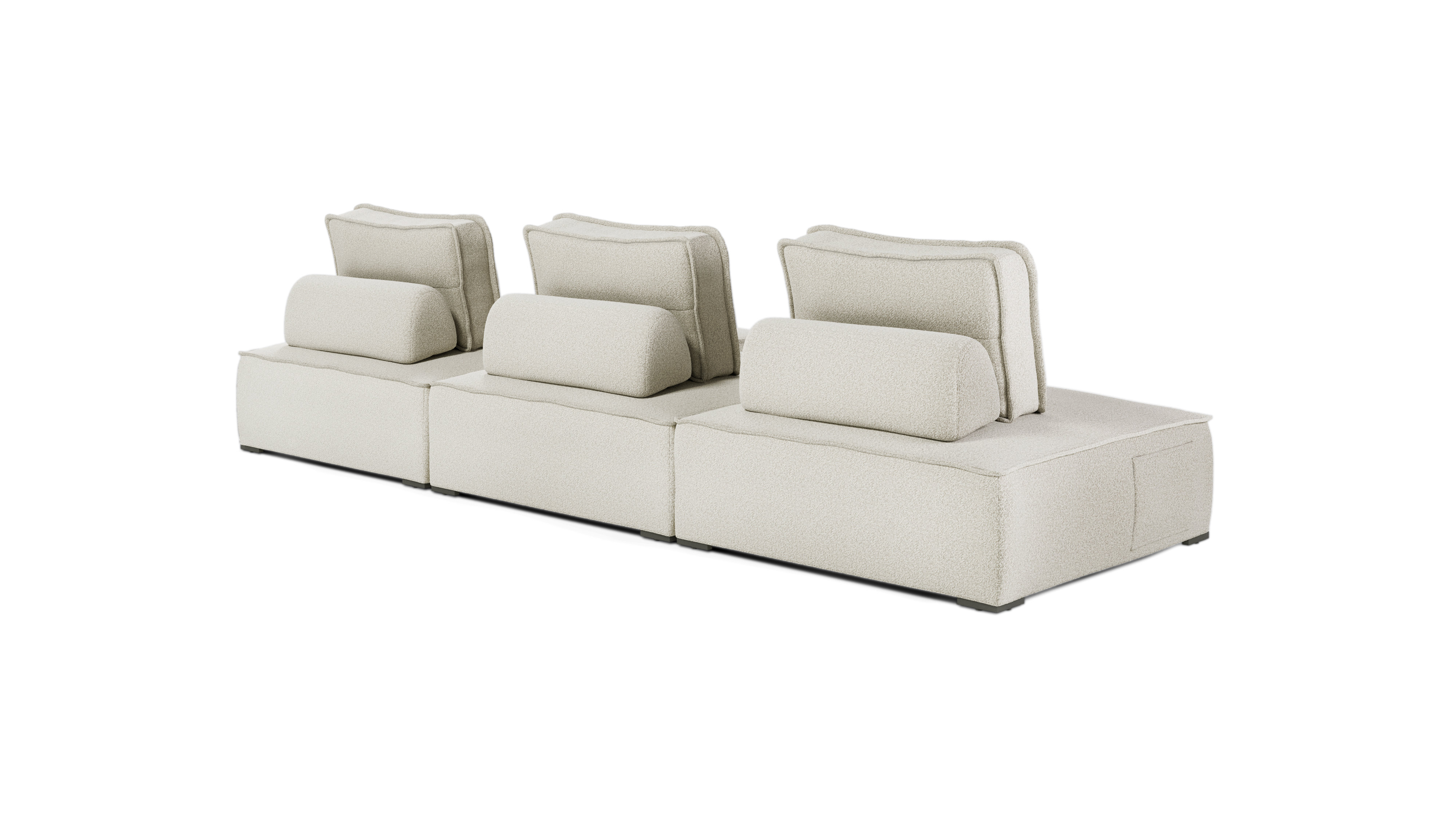 Modloft Hampton Outdoor Modular Sofa 03 In Textured Greige | Perigold