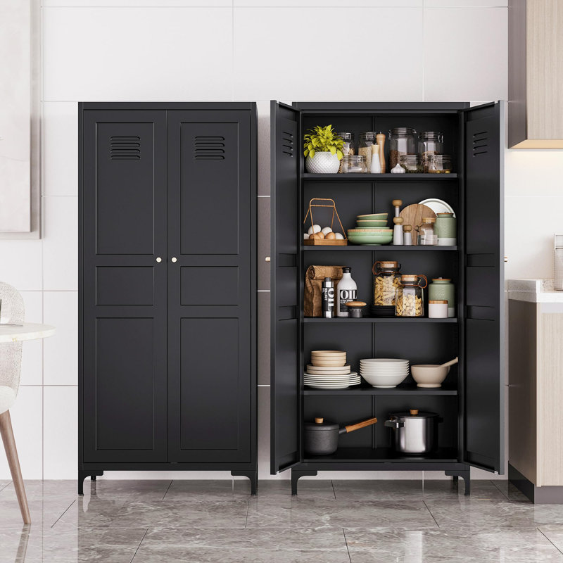Lark Manor™ 5 Tier Metal Pantry Cabinet | Wayfair