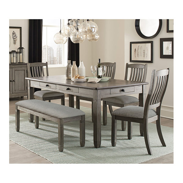 AndrewHomeStudio Haitear 6-pcs Dining Table Set | Wayfair