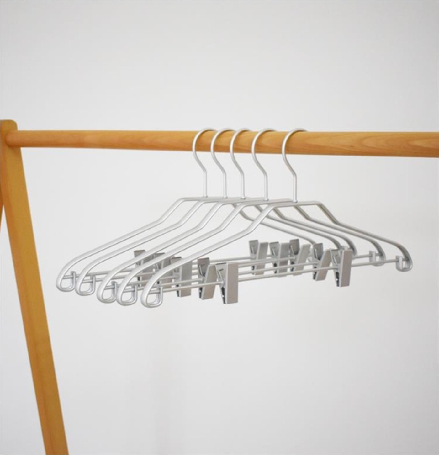 Rebrilliant Premium Aluminum Alloy Clothes Hanger | Wayfair