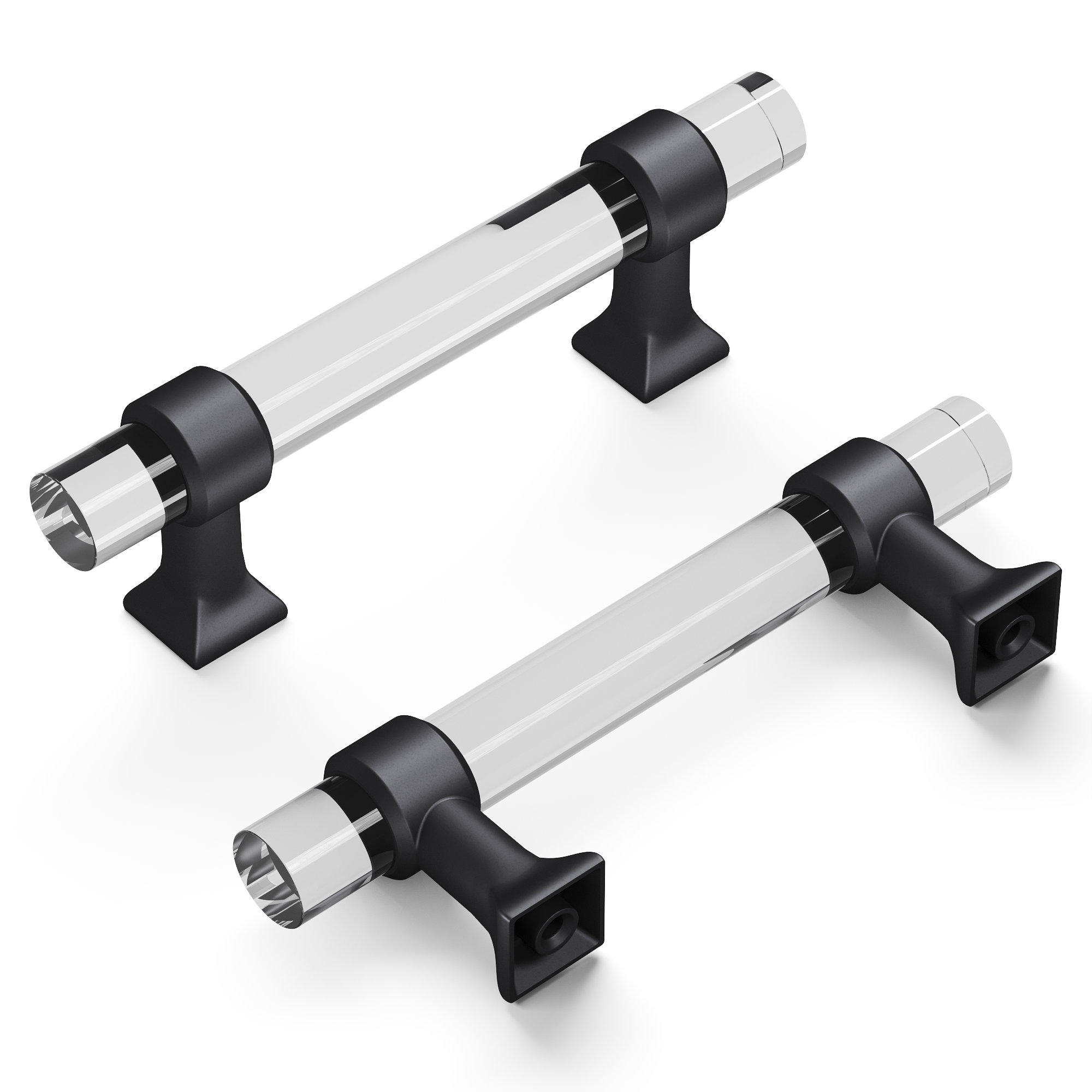 Hickory Hardware Crystal Palace Kitchen Cabinet Handles, Solid Core ...