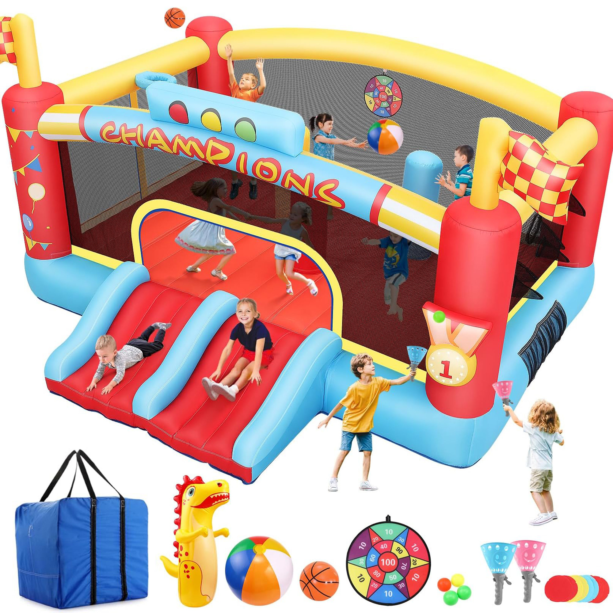 DreamDwell Home 13.1X11.1Ft Extra Large Inflatable Bounce House For Big ...