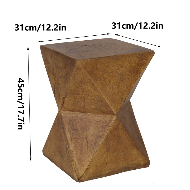 Millwood Pines Lamberton Concrete Block End Table | Wayfair