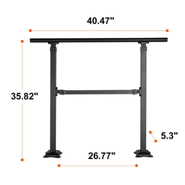 VEVOR Steel Hand Rails | Wayfair
