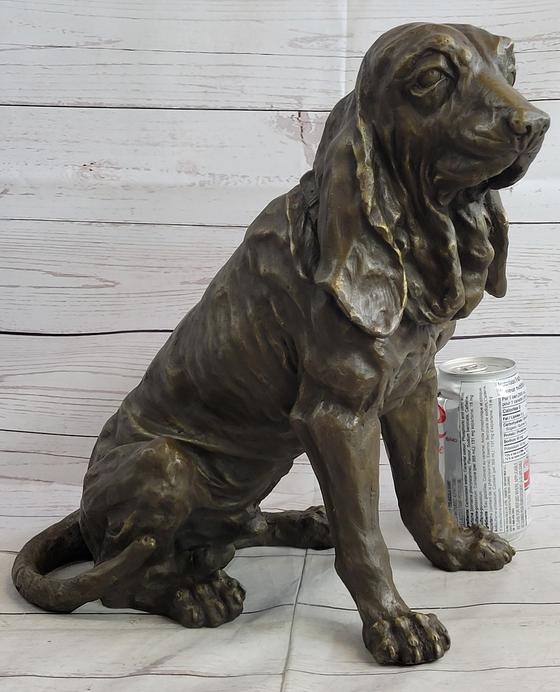 Red Barrel Studio® Gesselle Bloodhound Bet Hound Wrinkly Dog Figure Statue Sculpture 14 Inches X ...