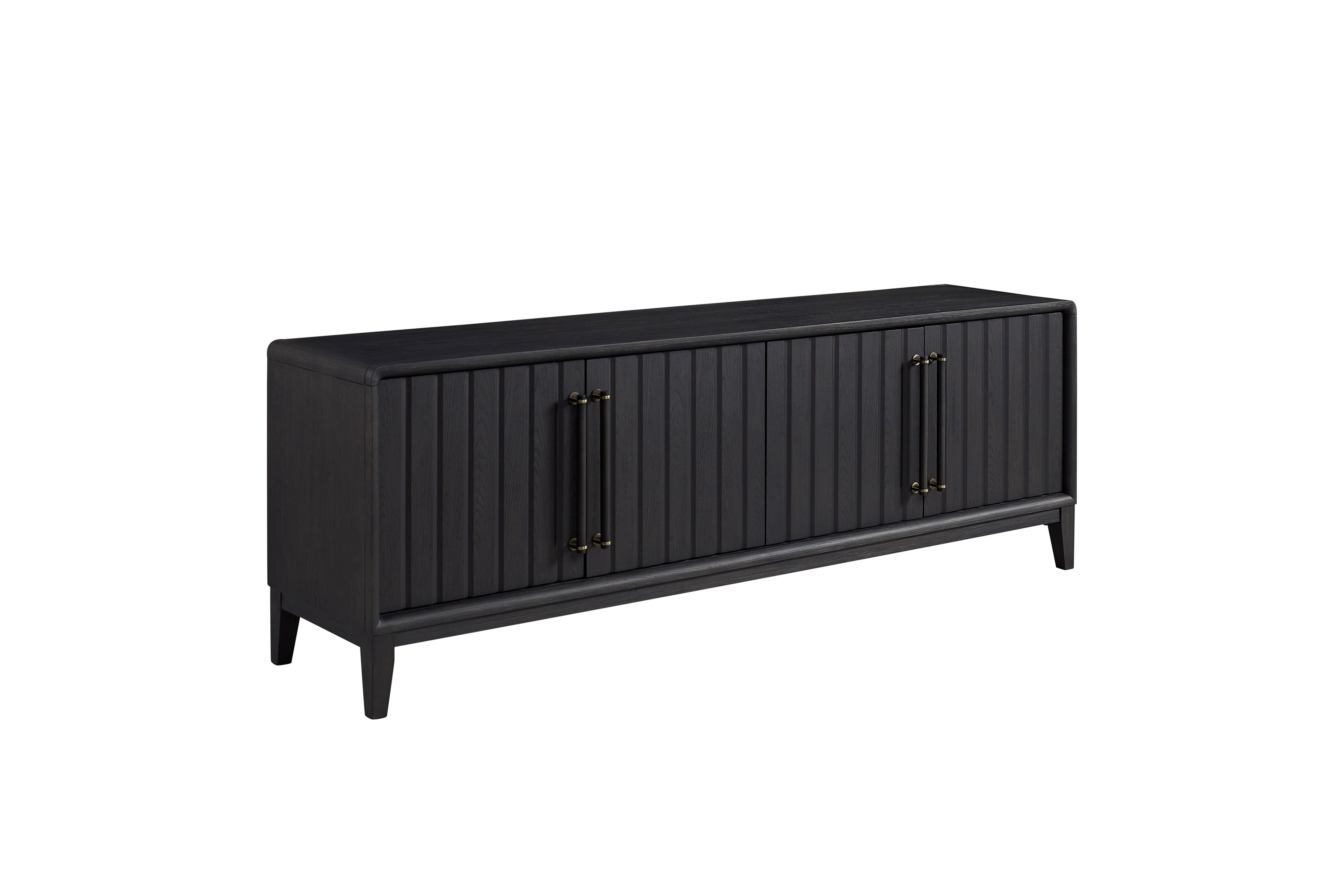 NFusion Opal 79" Console Table with Power Pack & Storage Doors | Wayfair