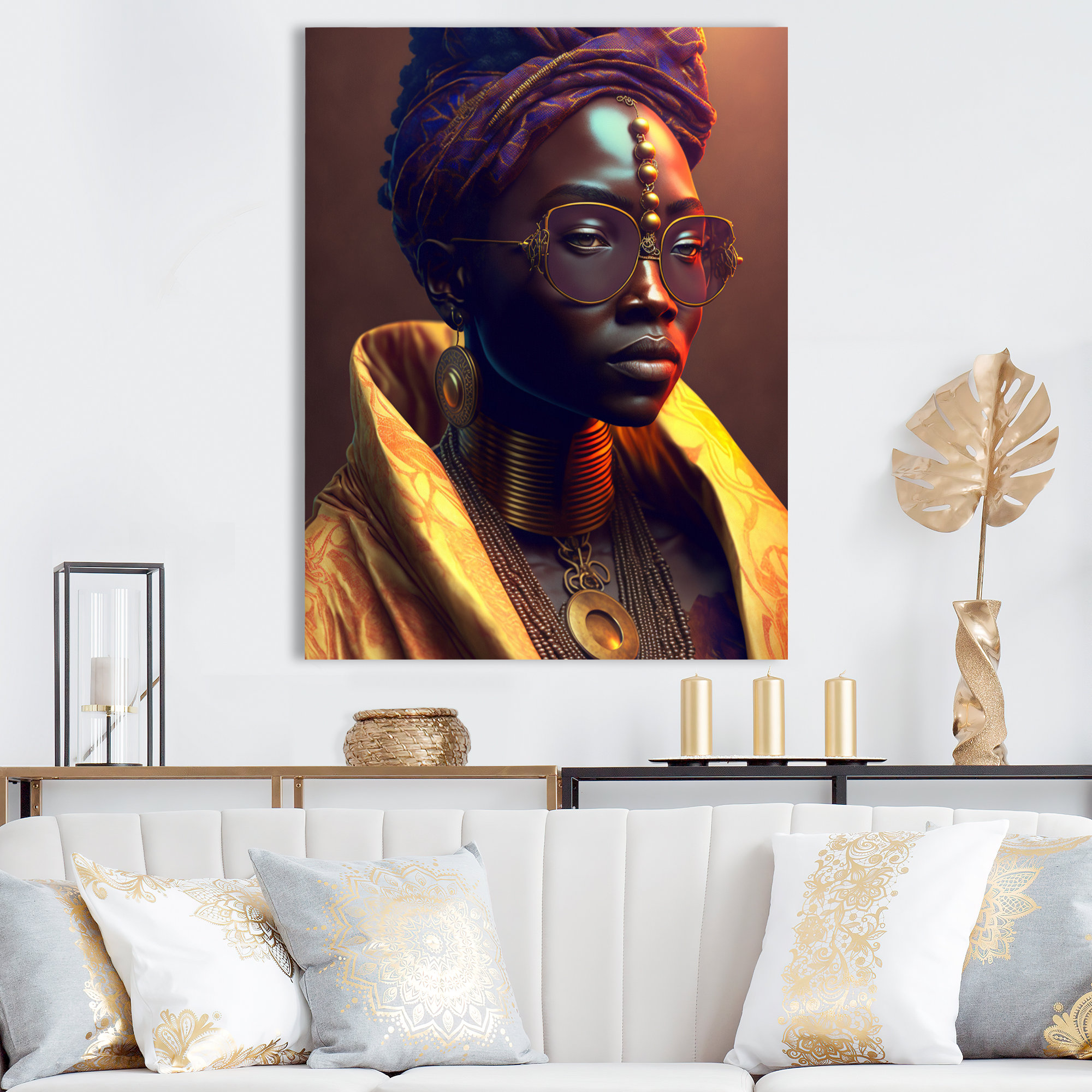 Dakota Fields African American Woman Funky Sunglasses Traditiona ...