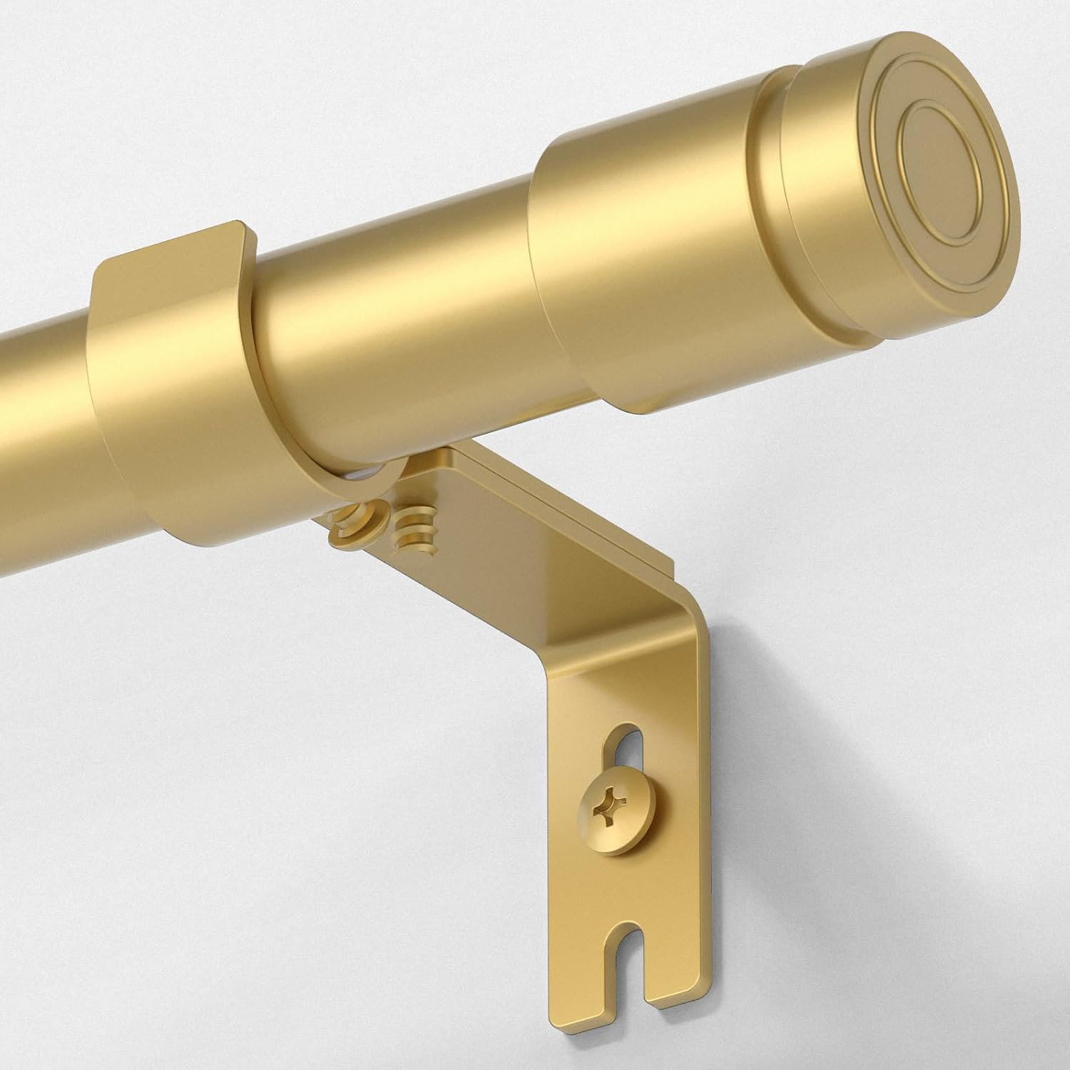 Situpa Heavy Duty Curtain Rods for Windows 66 to 120 Inch, 1 inch ...