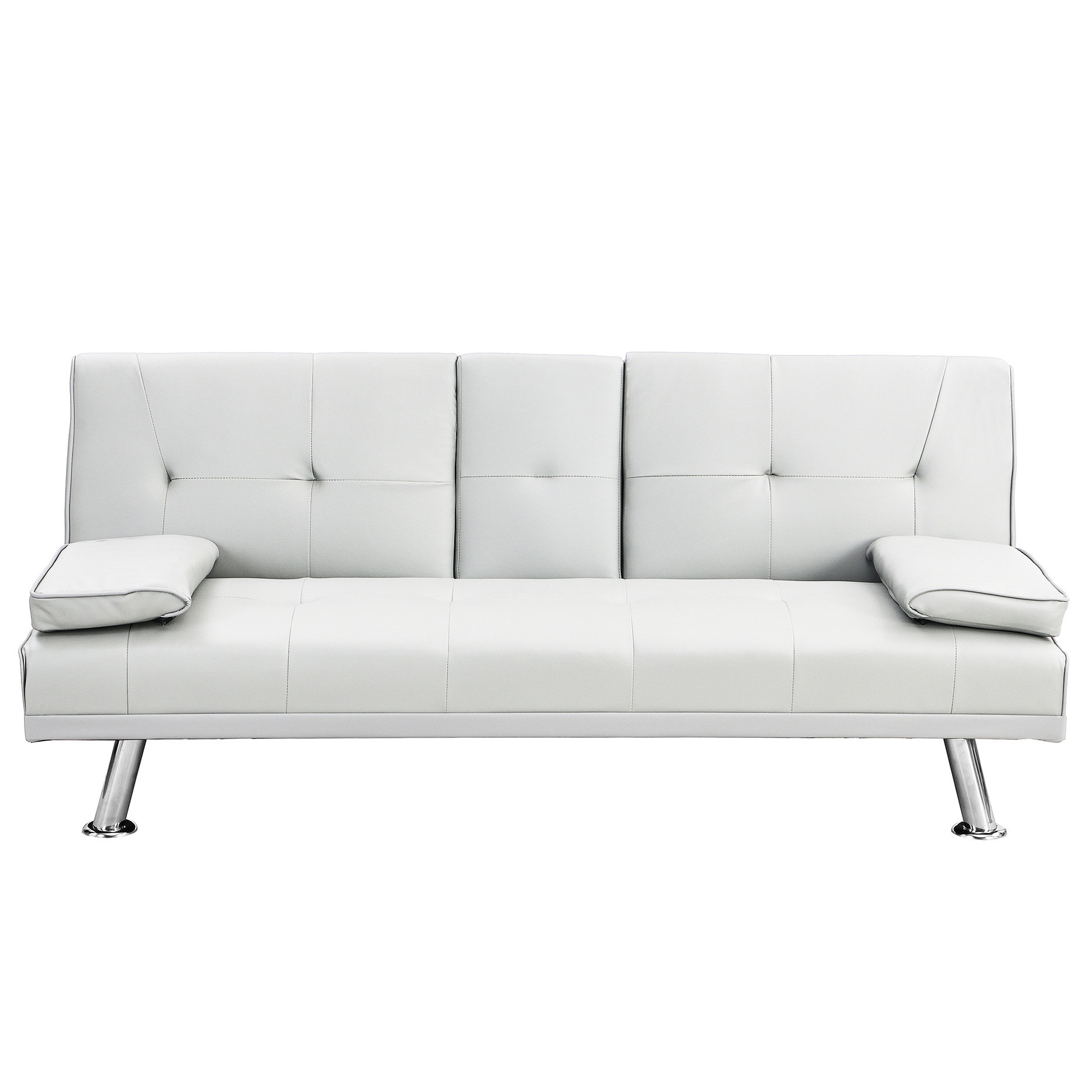 Wrought Studio™ Bed With Armrest And Two Holders, Stainless Leg ...