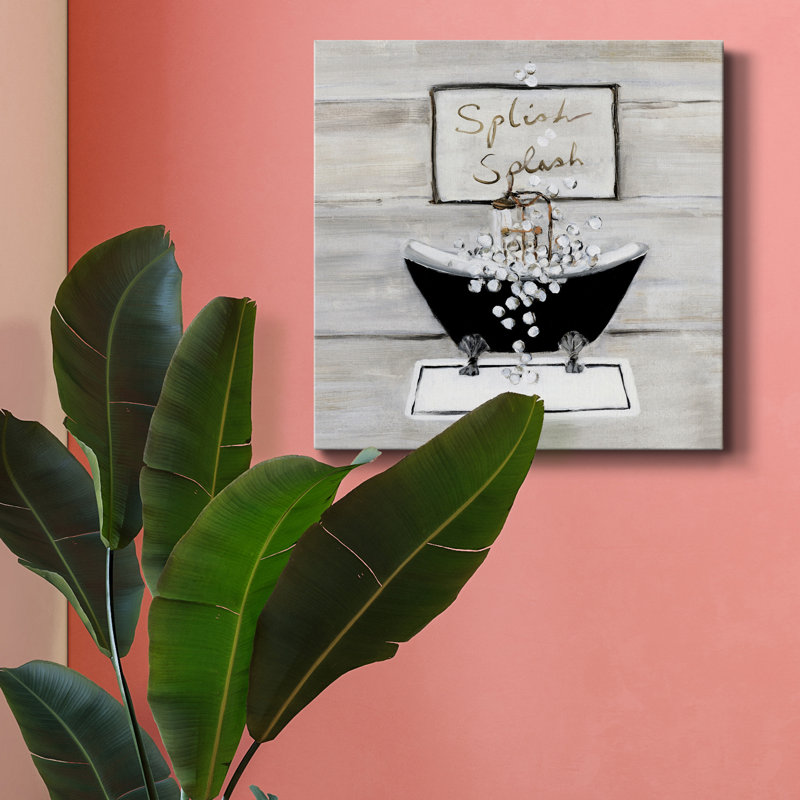 Andover Mills™ Splish Splash Framed On Canvas Print & Reviews | Wayfair
