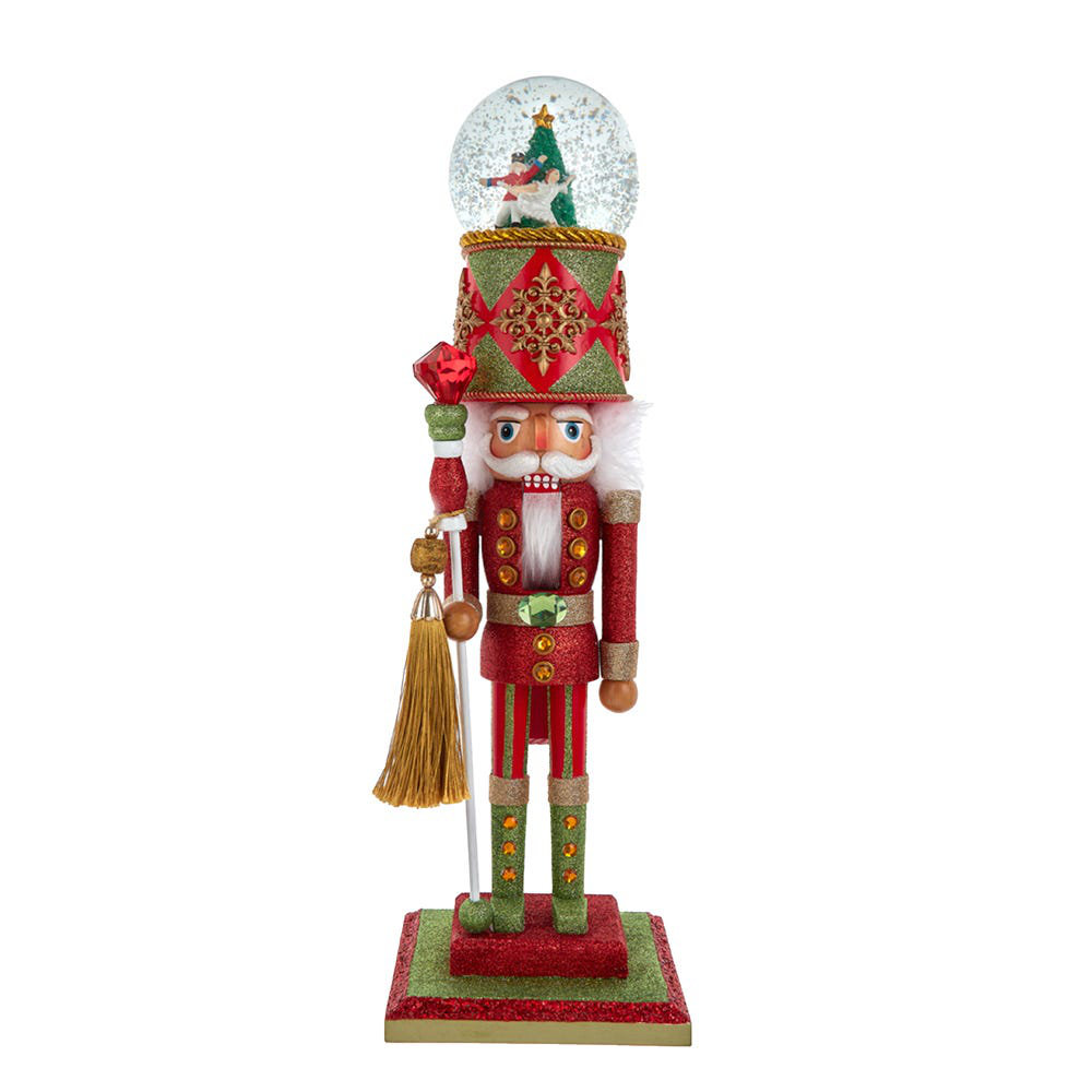 Kurt Adler 20-Inch Hollywood Nutcrackers Light Up Animated Musical Water Globe Hat Nutcracker ...