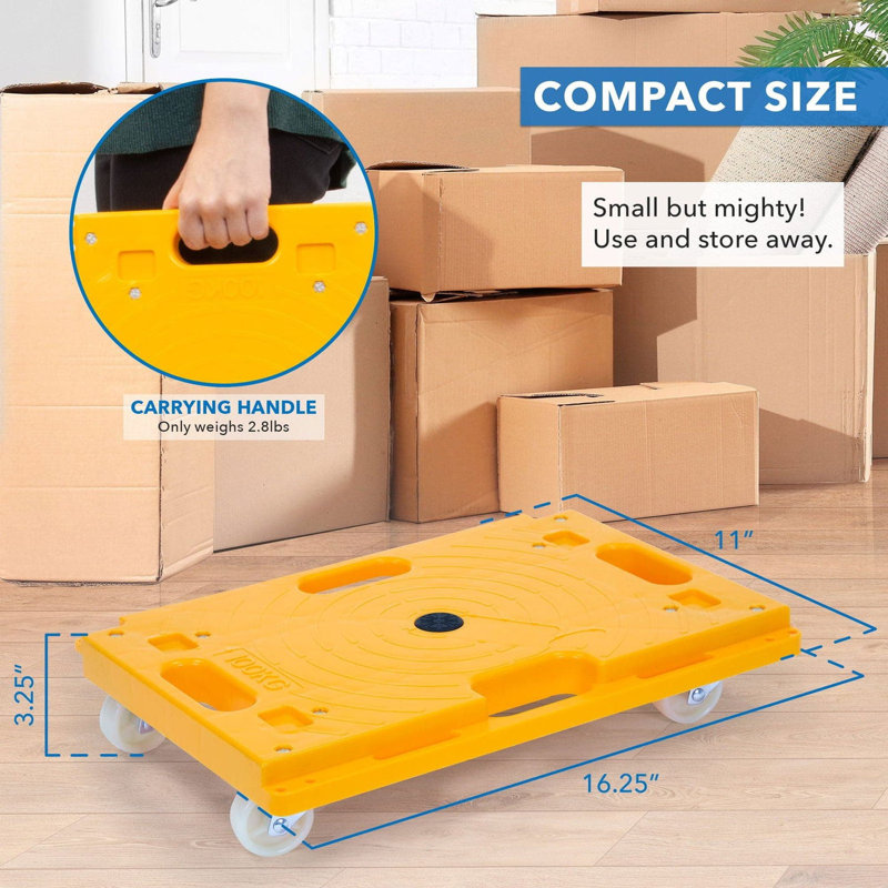 Mount It Small Platform Mover Dolly X2 | Wayfair