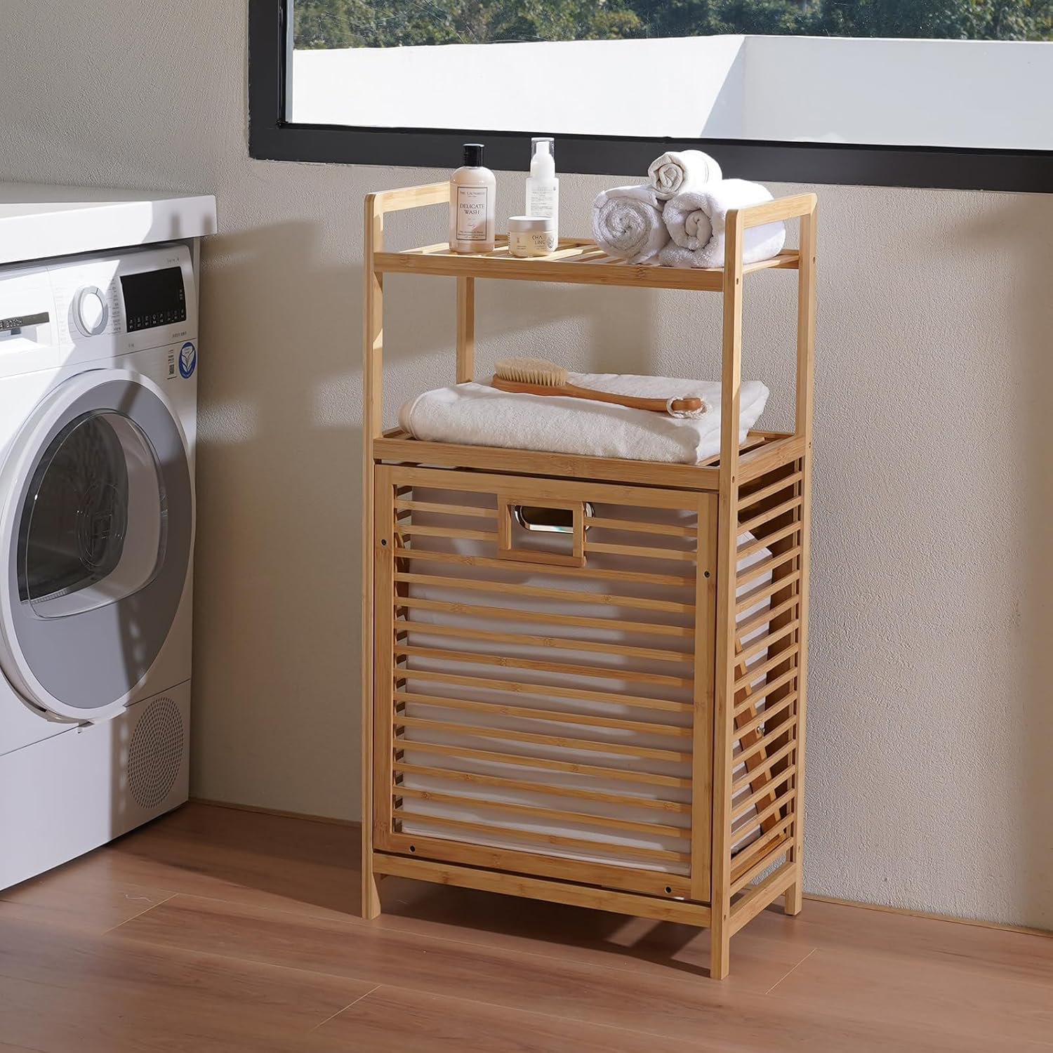Red Barrel Studio® Bamboo Laundry Basket | Wayfair