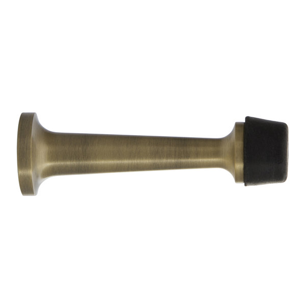 Nostalgic Warehouse Rubber Tipped Brass Baseboard Stop & Reviews | Wayfair