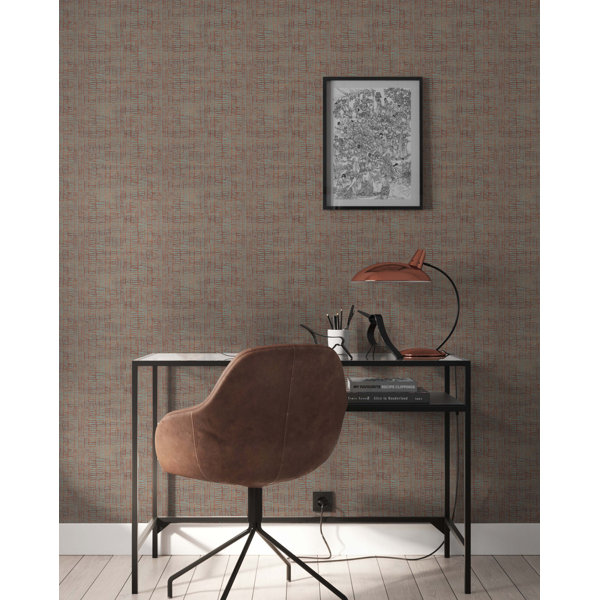 Red Barrel Studio Designs Rust Zya Abstract Unpasted Wallpaper ...