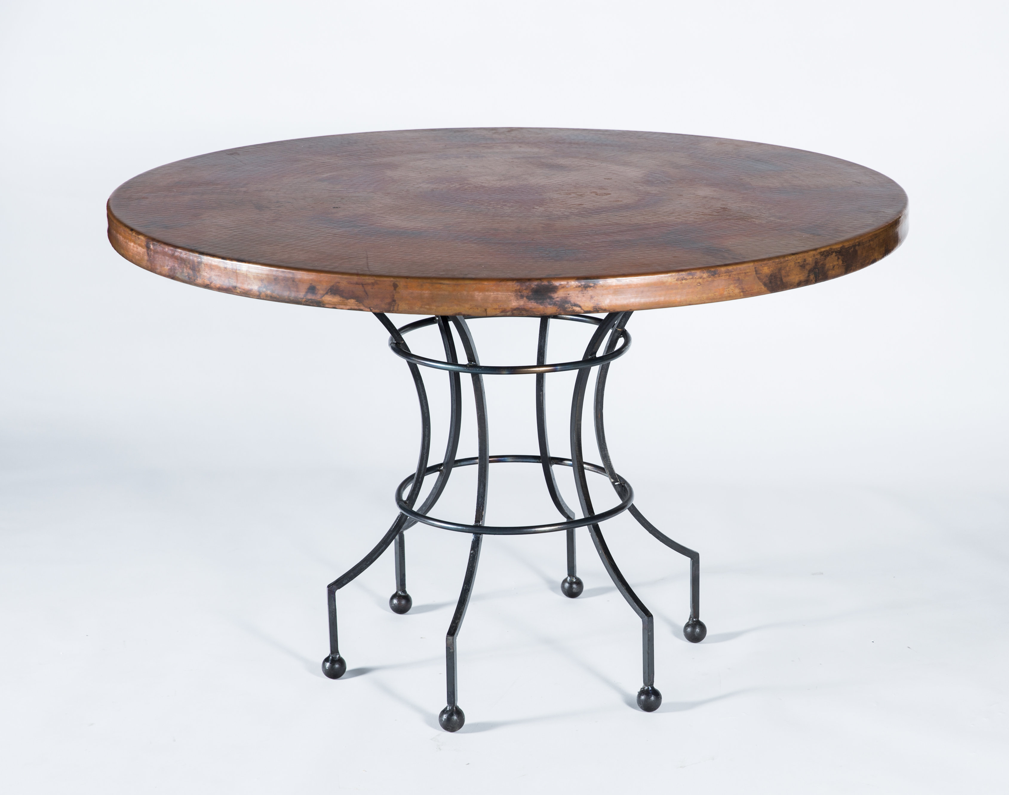 Prima Design Source Dominic Round Metal Dining Table | Wayfair