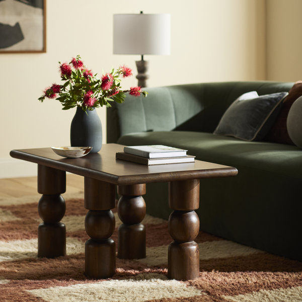 Joss & Main Crews Solid Wood Extendable 4 Legs Coffee Table | Wayfair