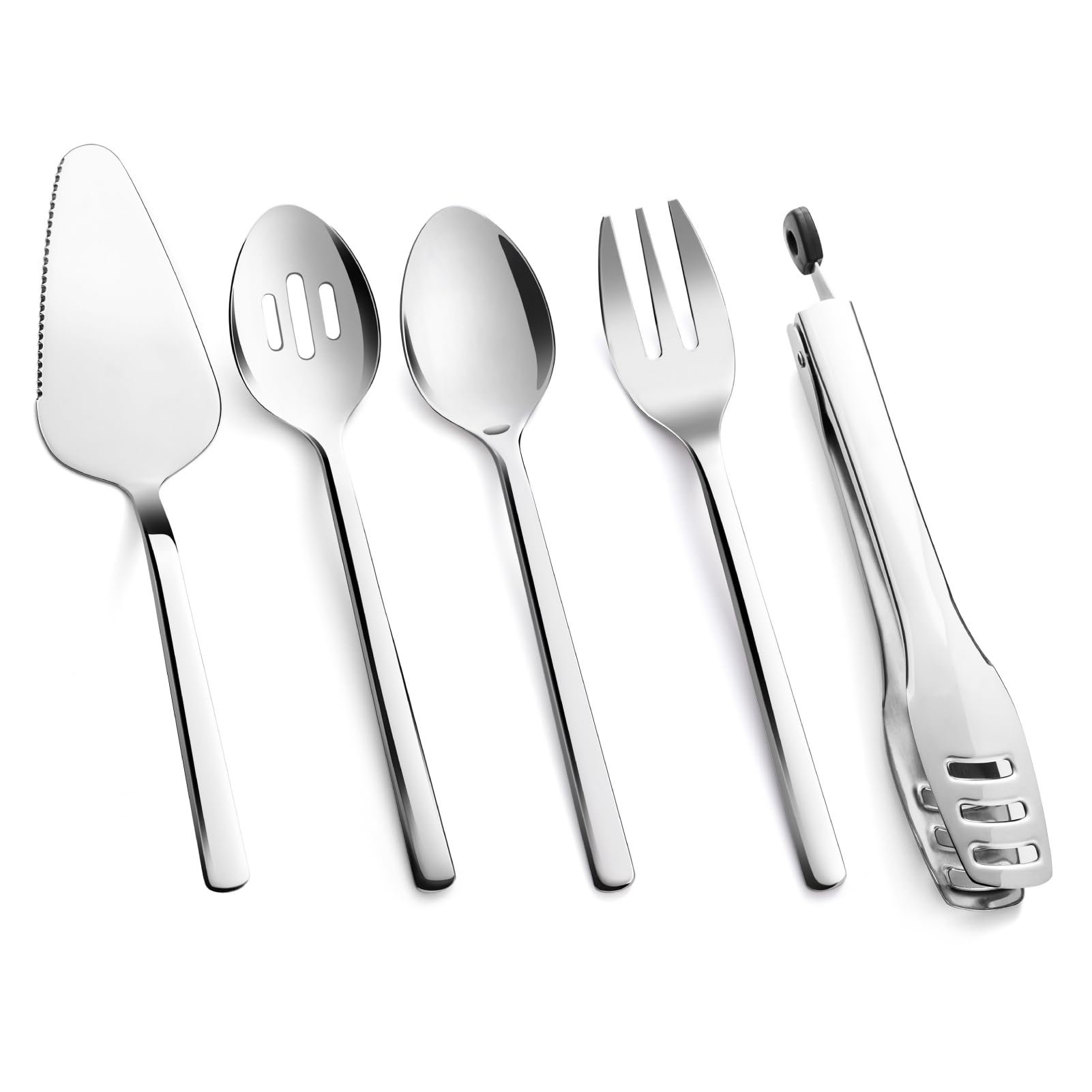 Latitude Run® Large Hostess Serving Utensils Sets,18/10 Stainless Steel ...