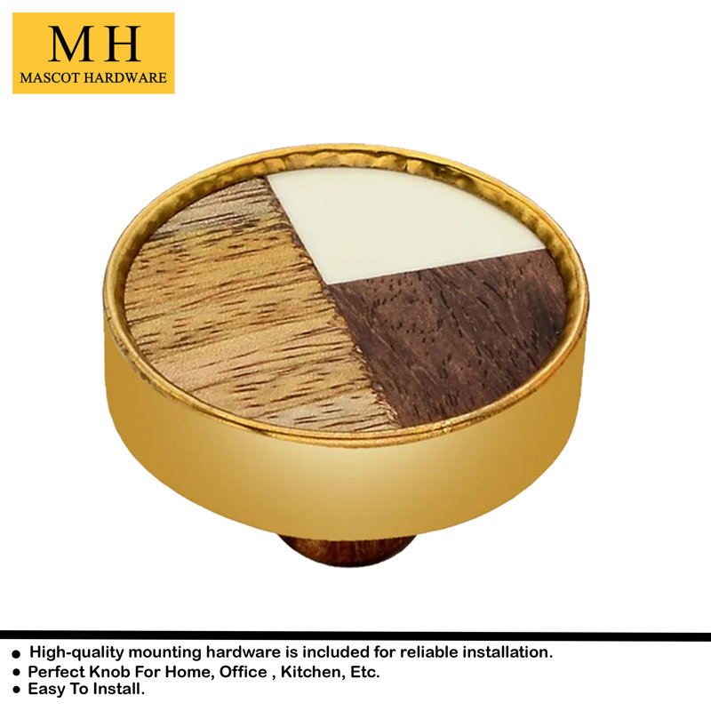 Mascot Hardware Athena 1 5/8" Diameter Round Knob | Wayfair