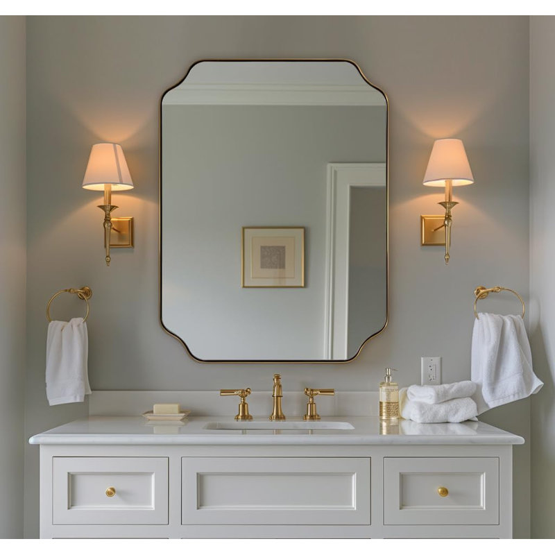 Winston Porter Contemporary Rounded Notched Corner Irregular Scalloped ...