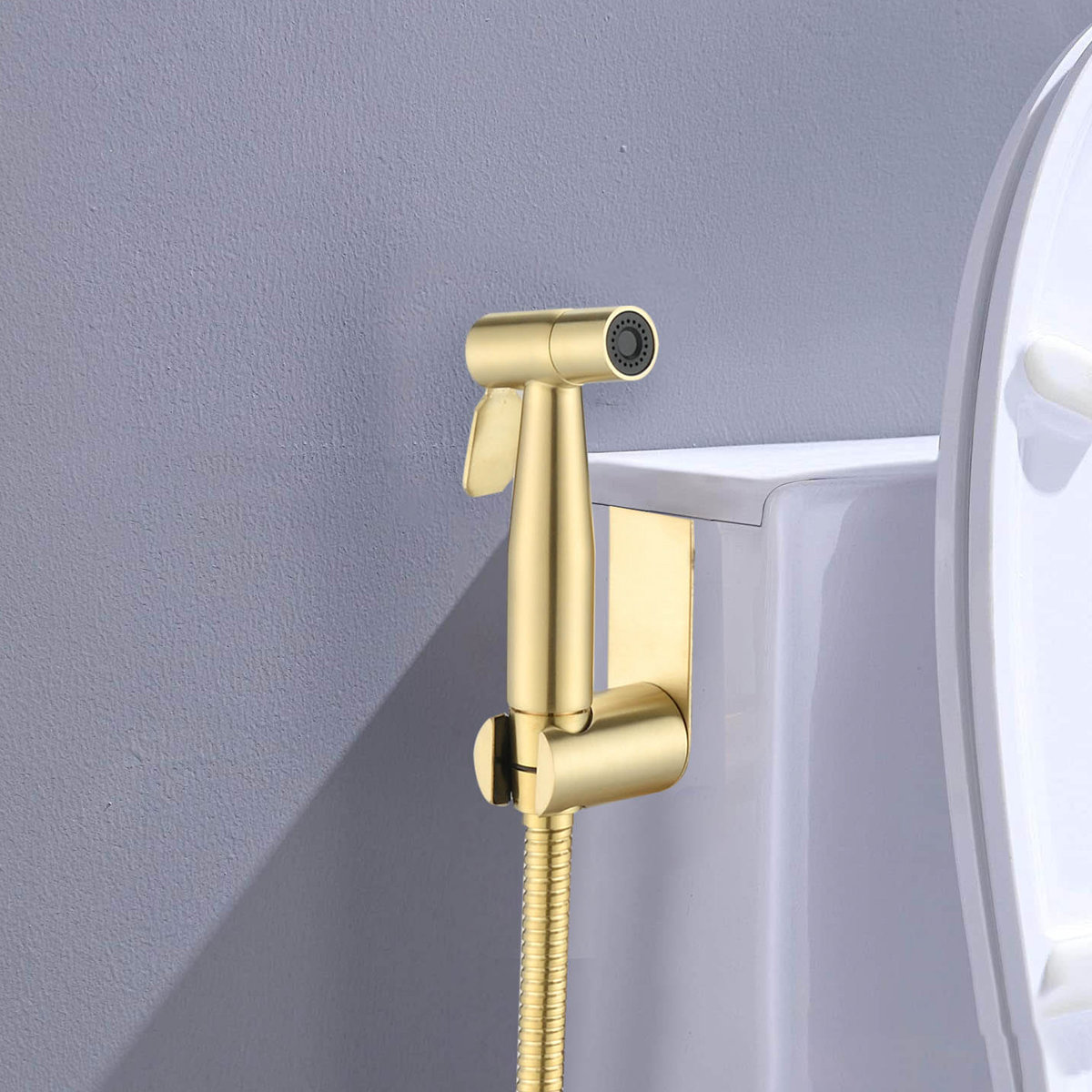 xingguangya Handheld Bidet For Toilet Hygiene - Brushed Gold Metal ...