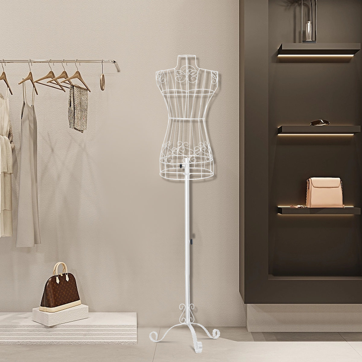 Sharewin Wire Dress Form Vintage Style | Wayfair