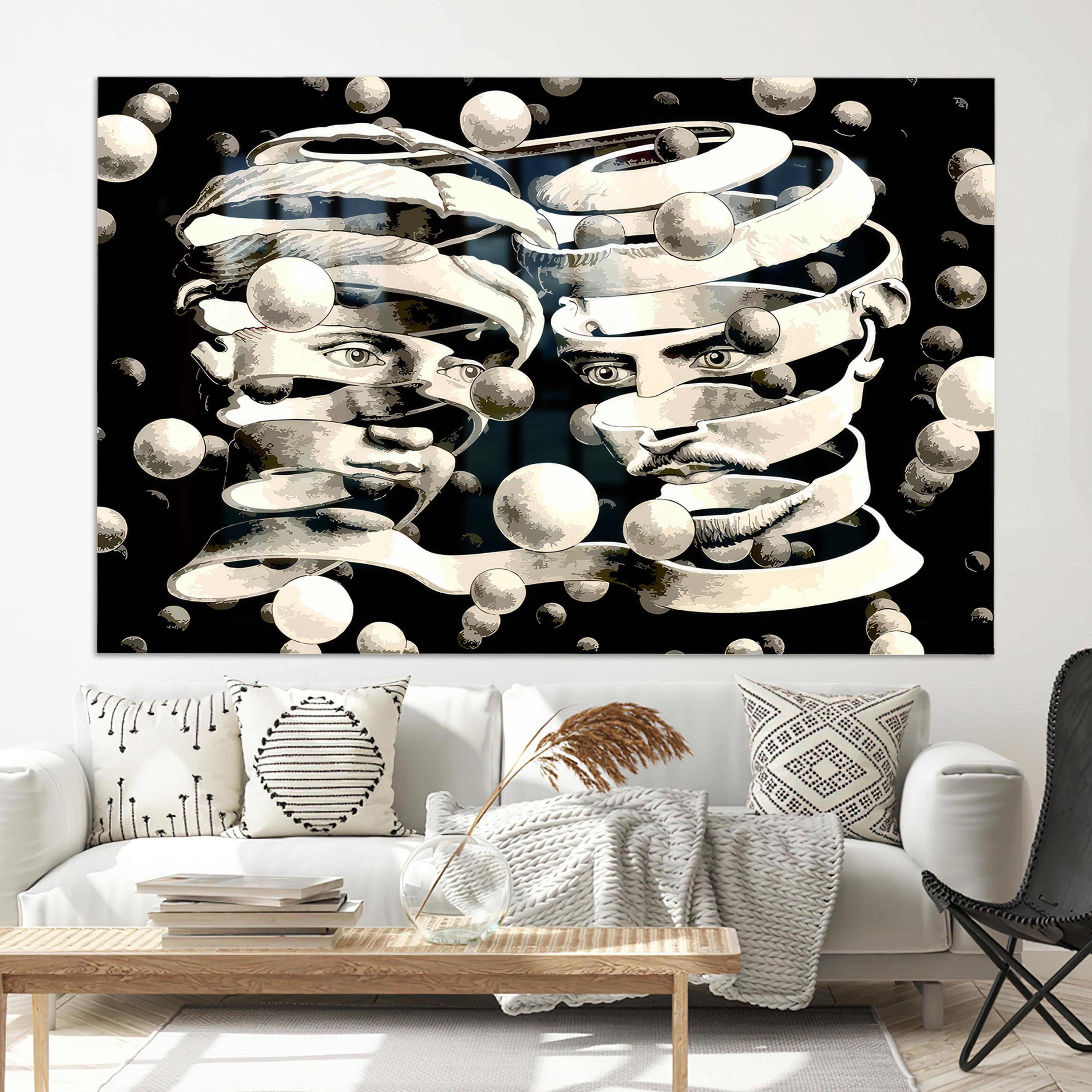 Trinx Maurits Cornelis Escher Inspired Surreal Wall Hanging Bond Of ...