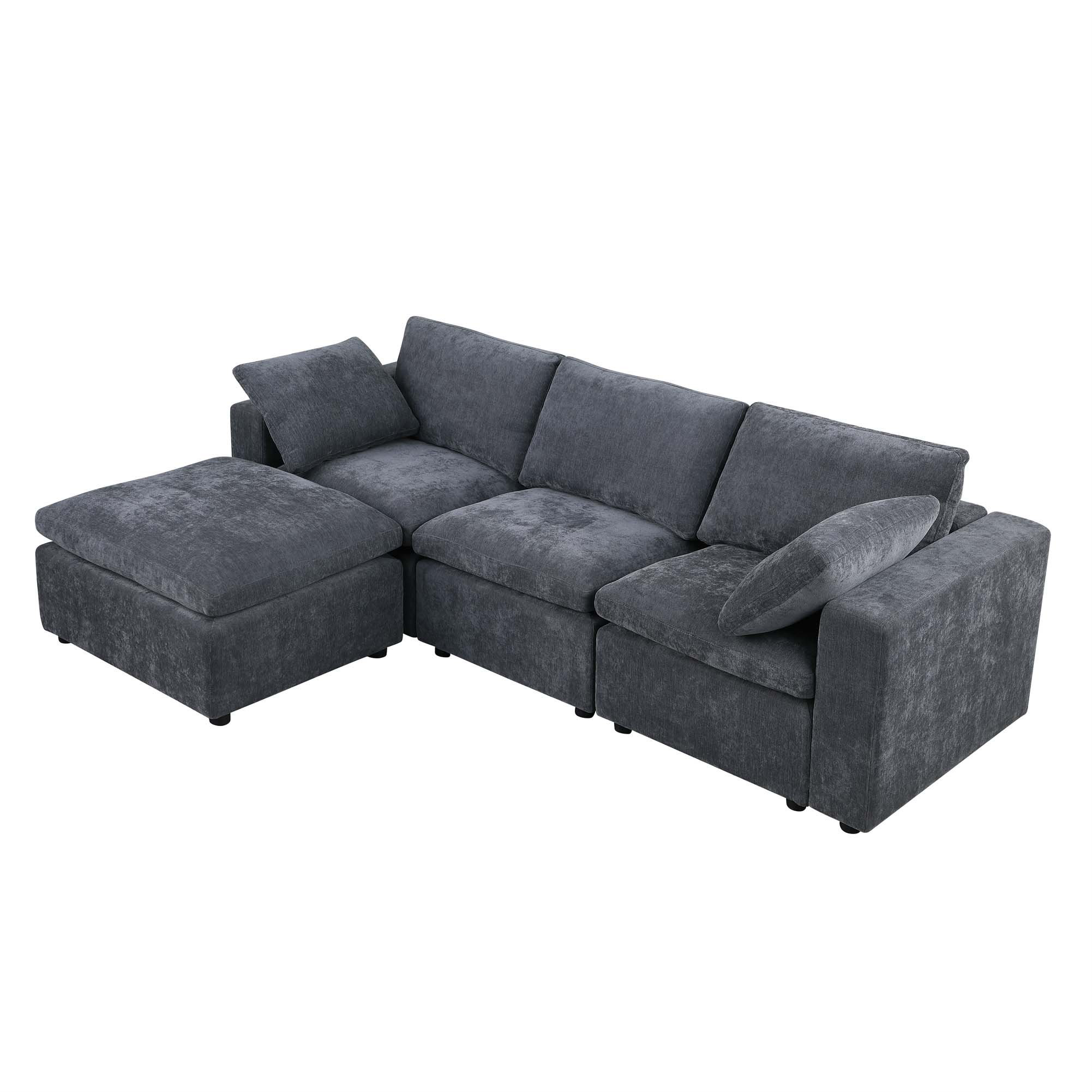 Latitude Run® Modular Sectional Sofa, Convertible Sofa Couch, Modular ...