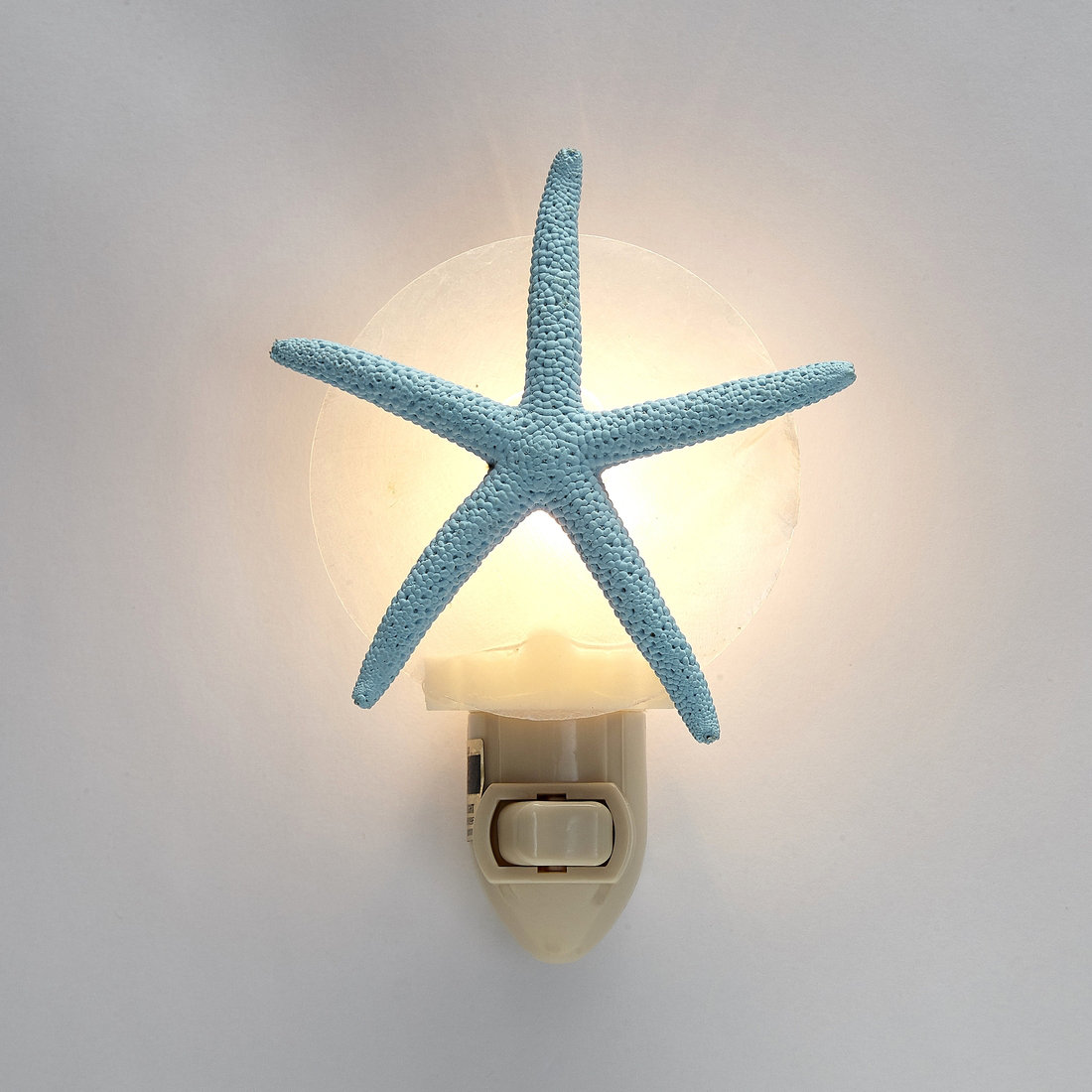 The Seashell Company Starfish LED Night Light White Blue Green Color ...