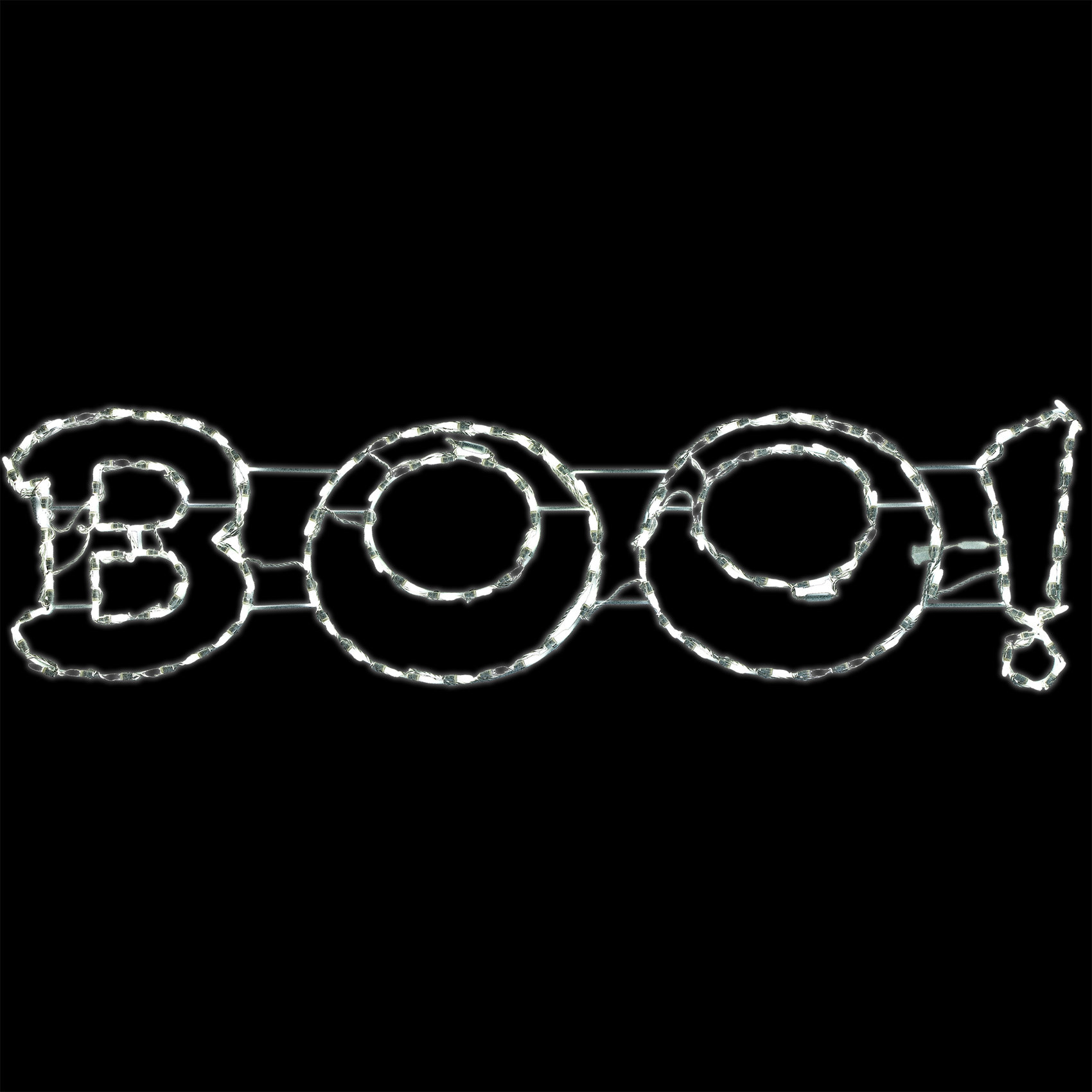 Haunted Hill Farm Halloween Giant Outdoor LED Boo Sign 135 Lighted ...