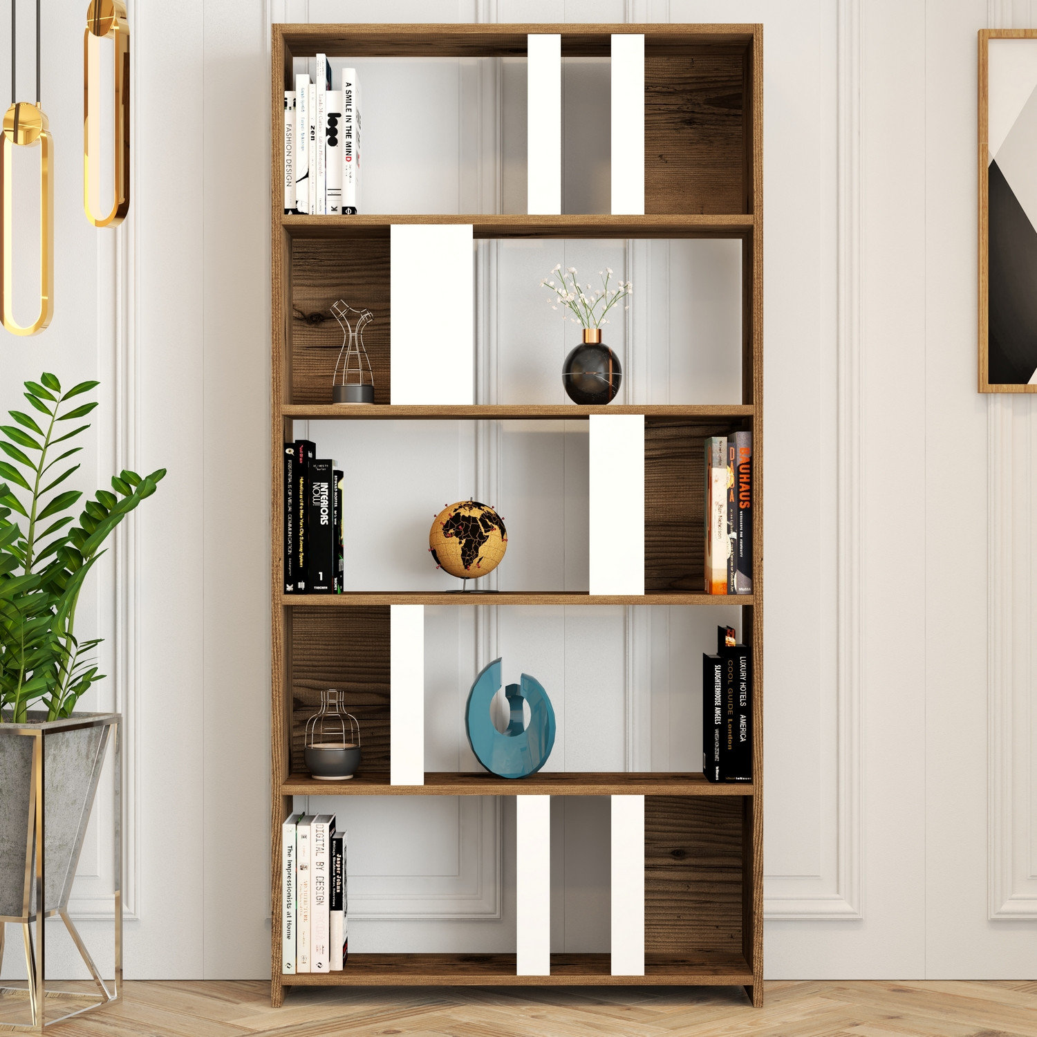 East Urban Home Bookcase | Wayfair