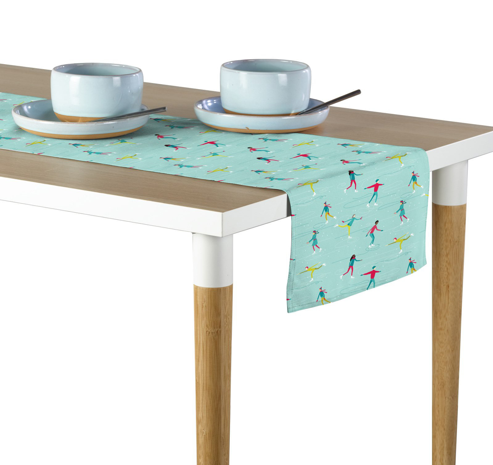 The Holiday Aisle® Ilford Geometric Table Runner | Wayfair