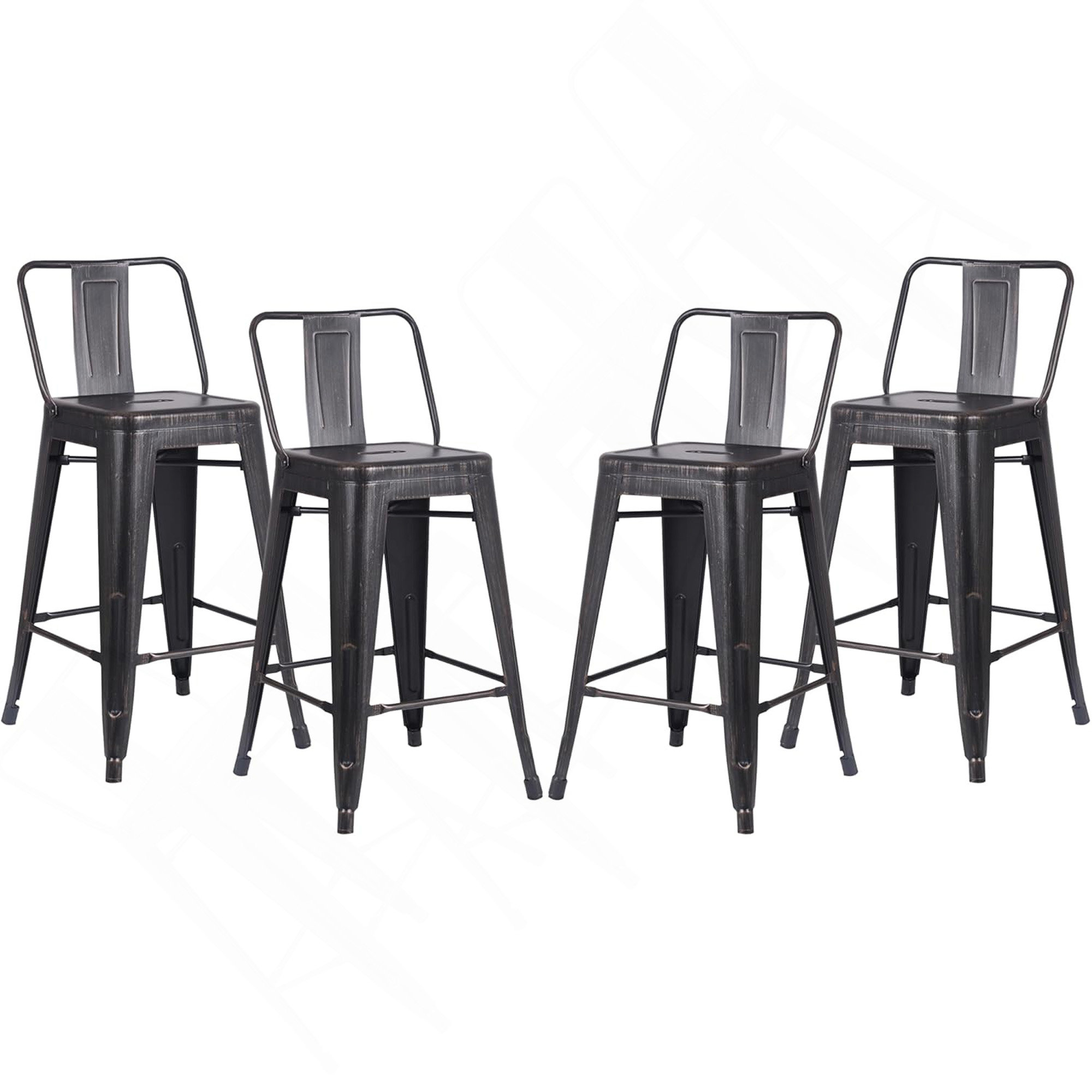 17 Stories Sanded Matte Black Industrial Contemporary Rustic Metal ...
