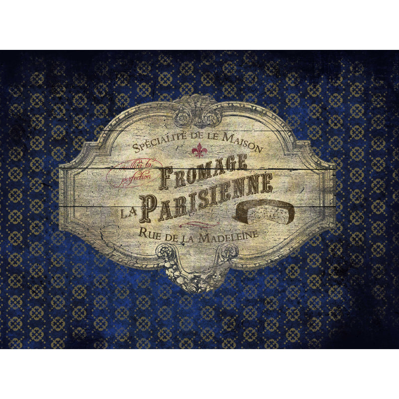 Ophelia & Co. Fromage La Parisienne - Wrapped Canvas Print | Wayfair