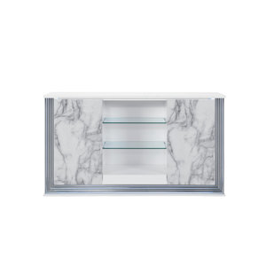 Brayden Studio® Cariss 62.99" Wide 3 Drawer Buffet Table | Wayfair