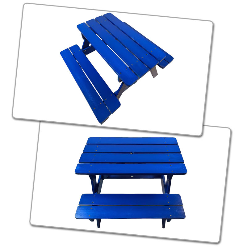 Ebern Designs Modern minimalist one-piece dining table and chairs with ...