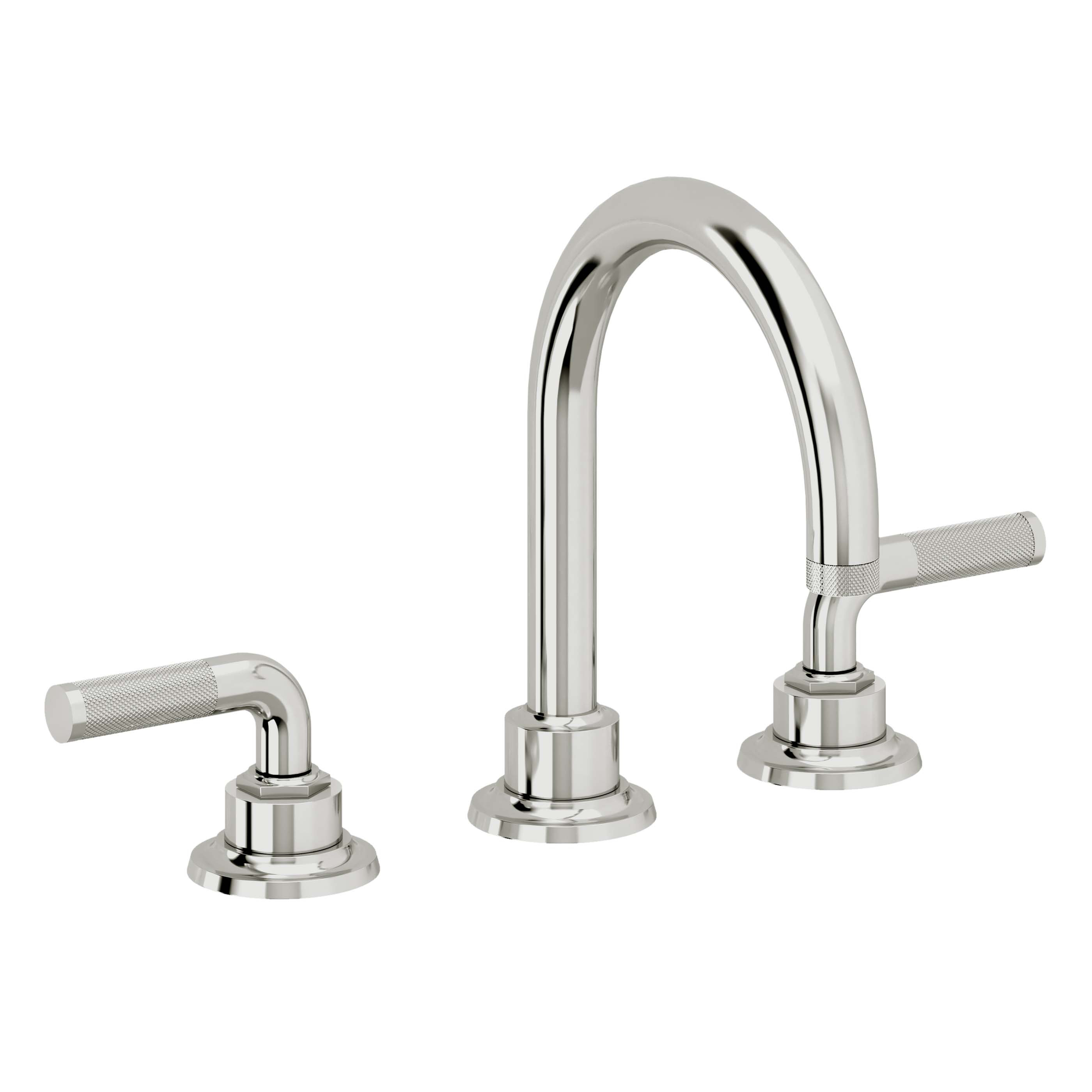 California Faucets Descanso 8" Widespread Lavatory Faucet with Knurled ...