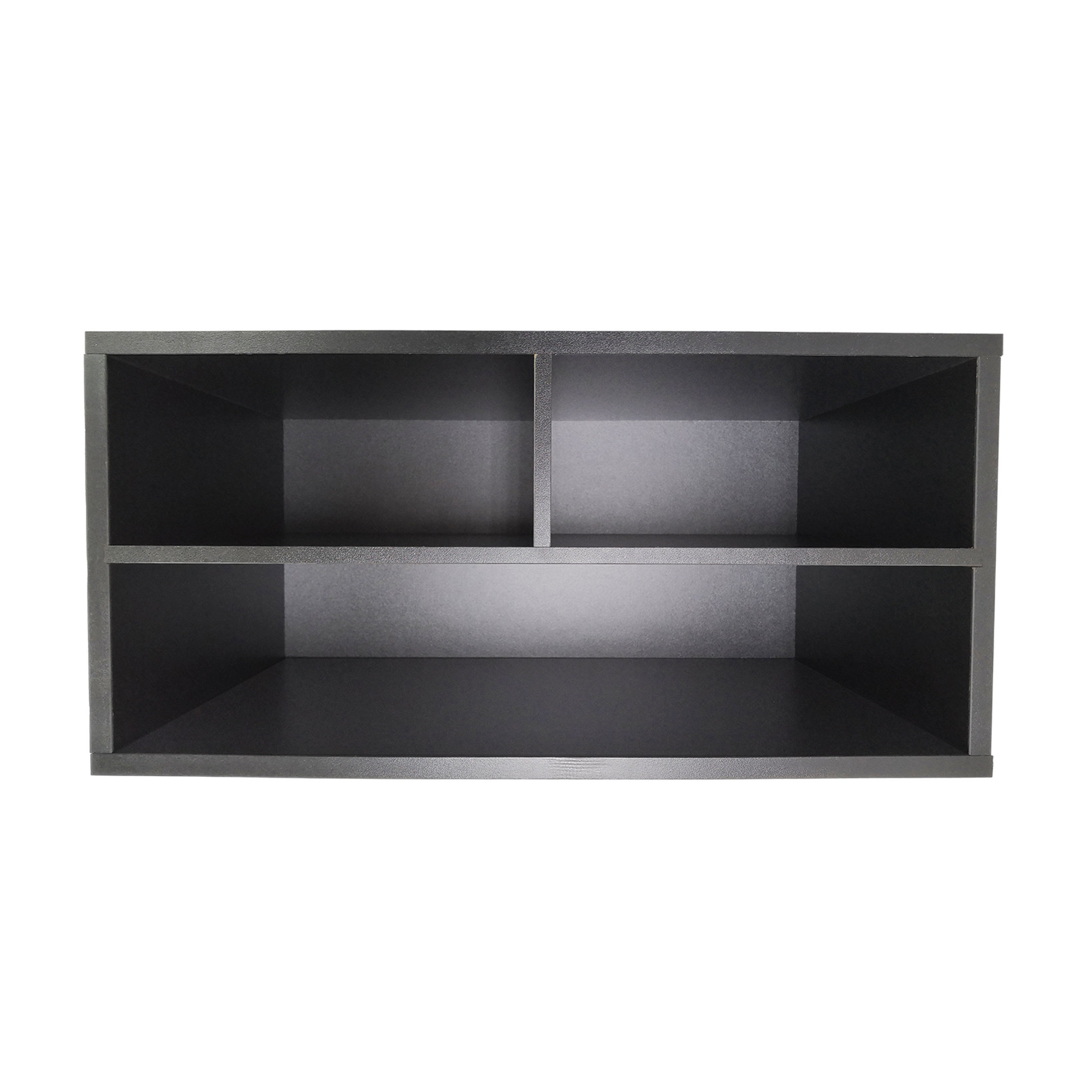 Latitude Run® Printer Stand Shelf with Storage Wood Desk Paper ...