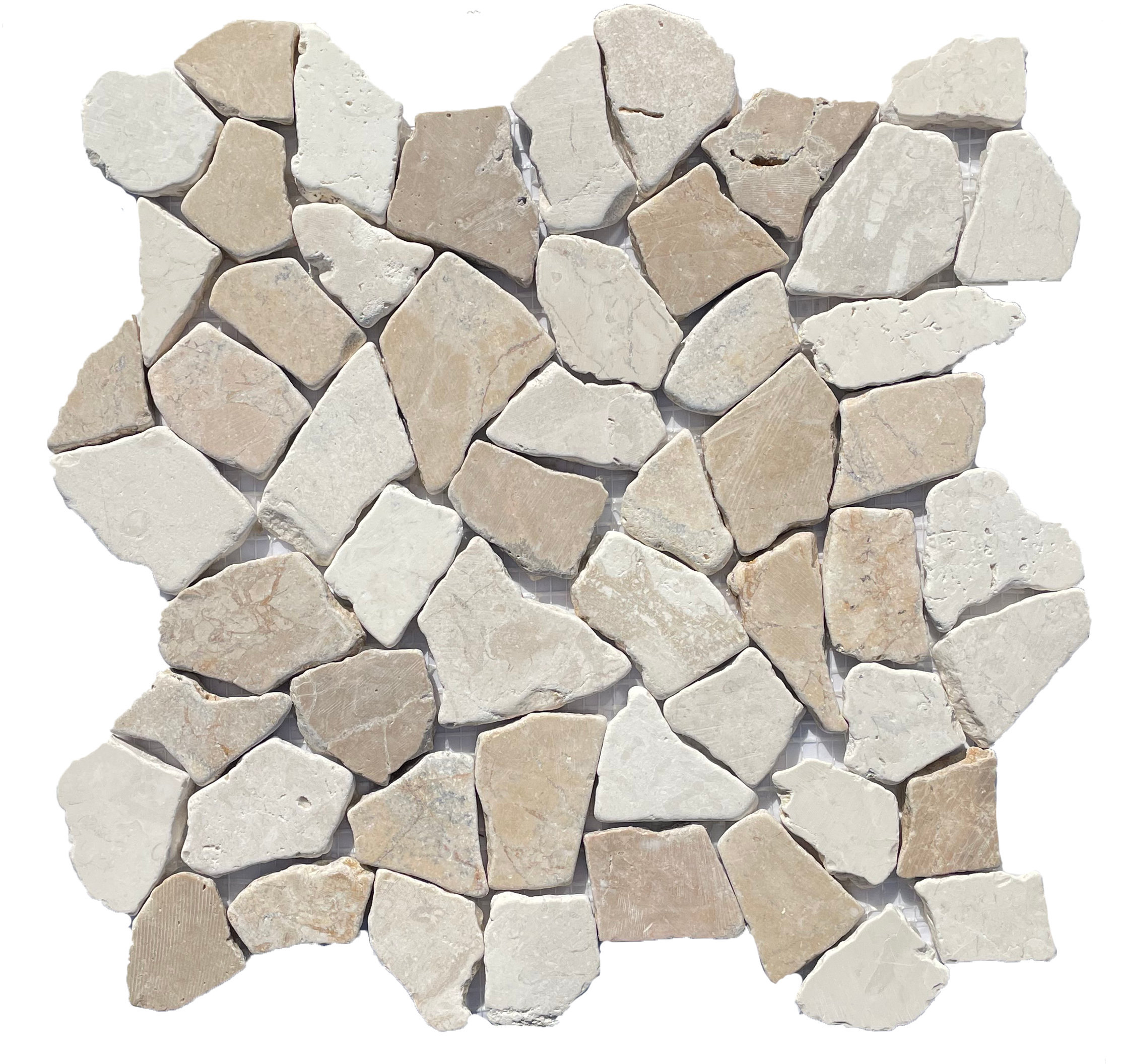 Mosaics4you Random Sized Natural Stone Random Mosaic Wall & Floor Tile ...