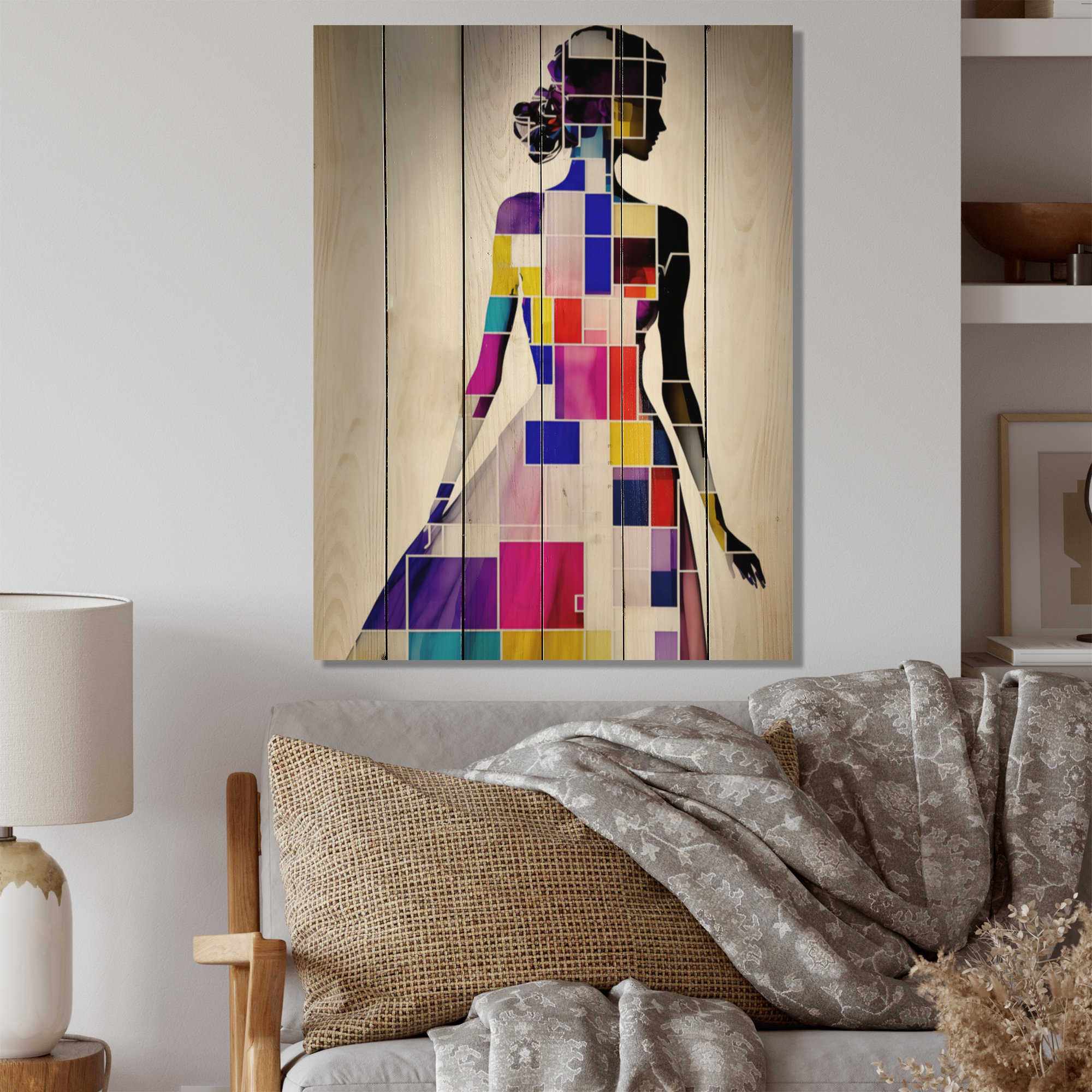 Mercer41 Elster " Silhouette Of Cubist Dress II " - Wayfair Canada