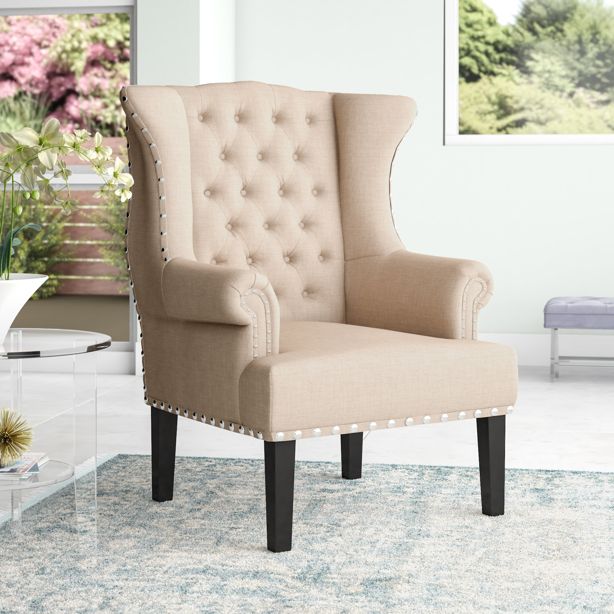 Darby Home Co Heatherton 31.2" Wide Wingback Chair & Reviews | Wayfair