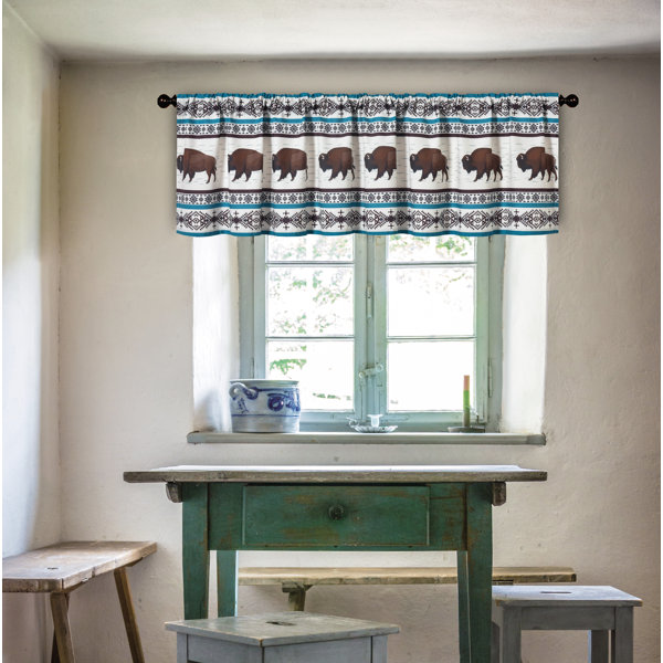 Millwood Pines Buffalo Ranch Southwestern Country Boho 72" x 16" Semi ...