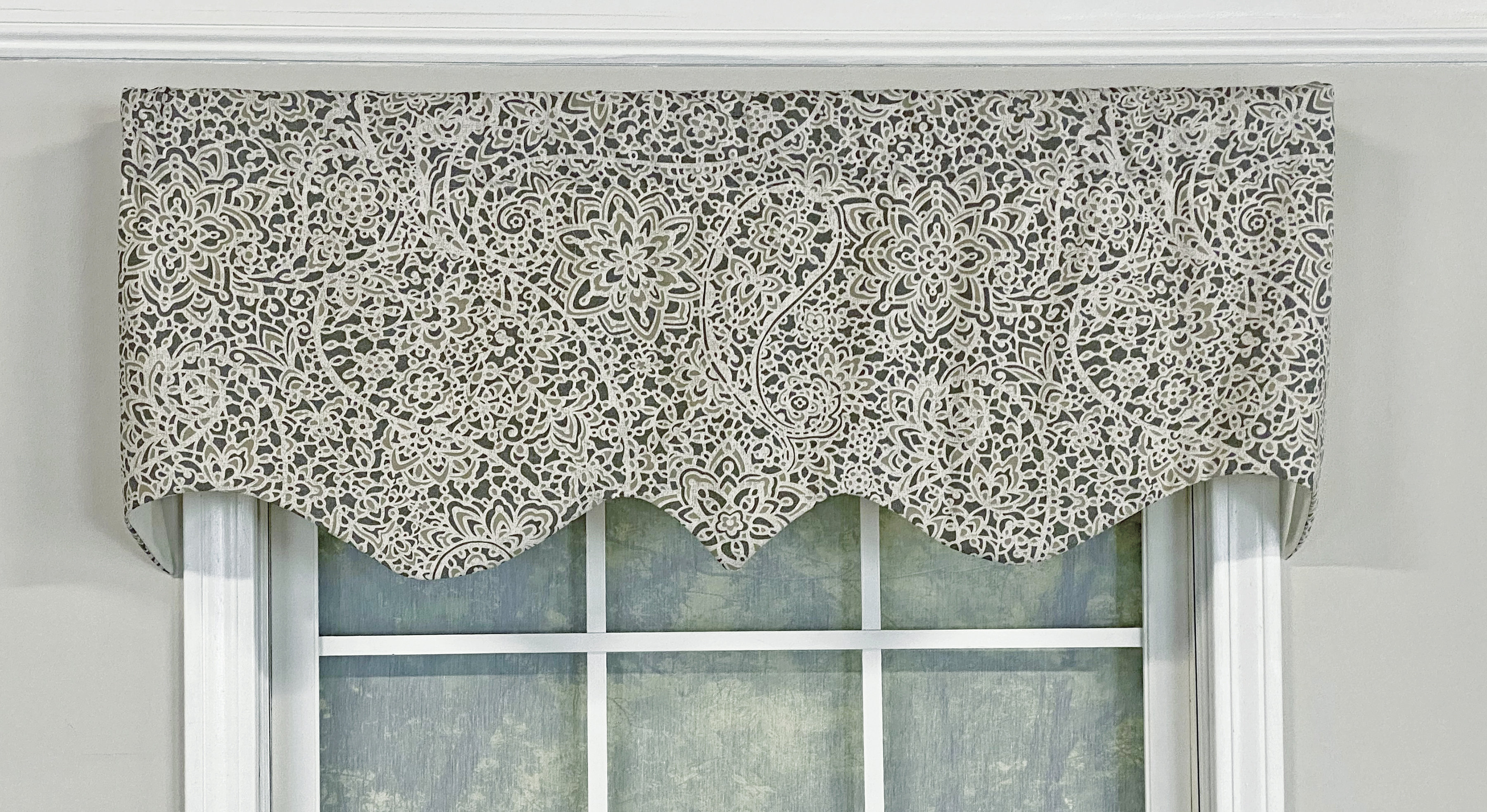 RLF Home Stella Paisley Regal Valance & Reviews - Wayfair Canada