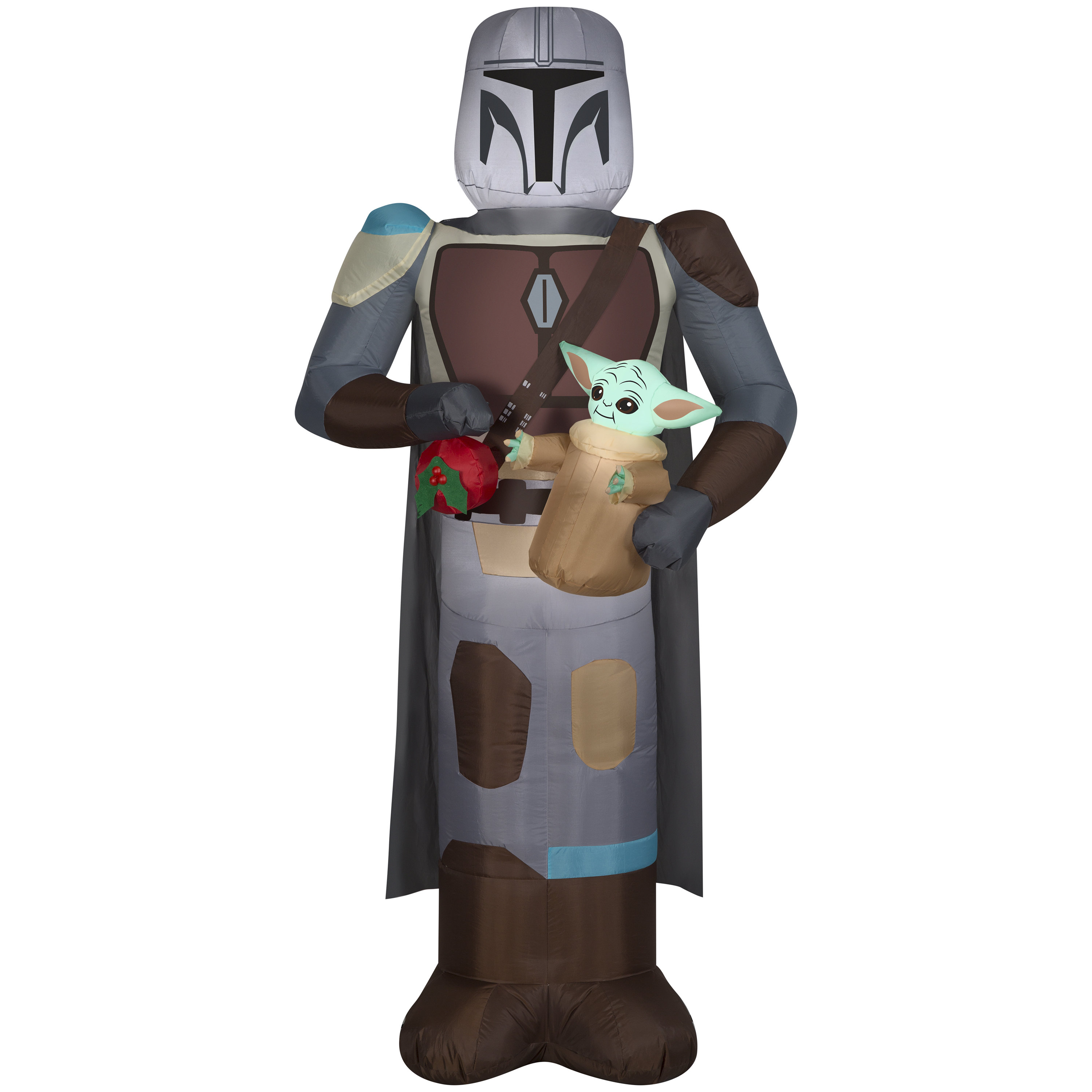 Gemmy Industries Christmas Inflatable Mandalorian with Grogu | Wayfair