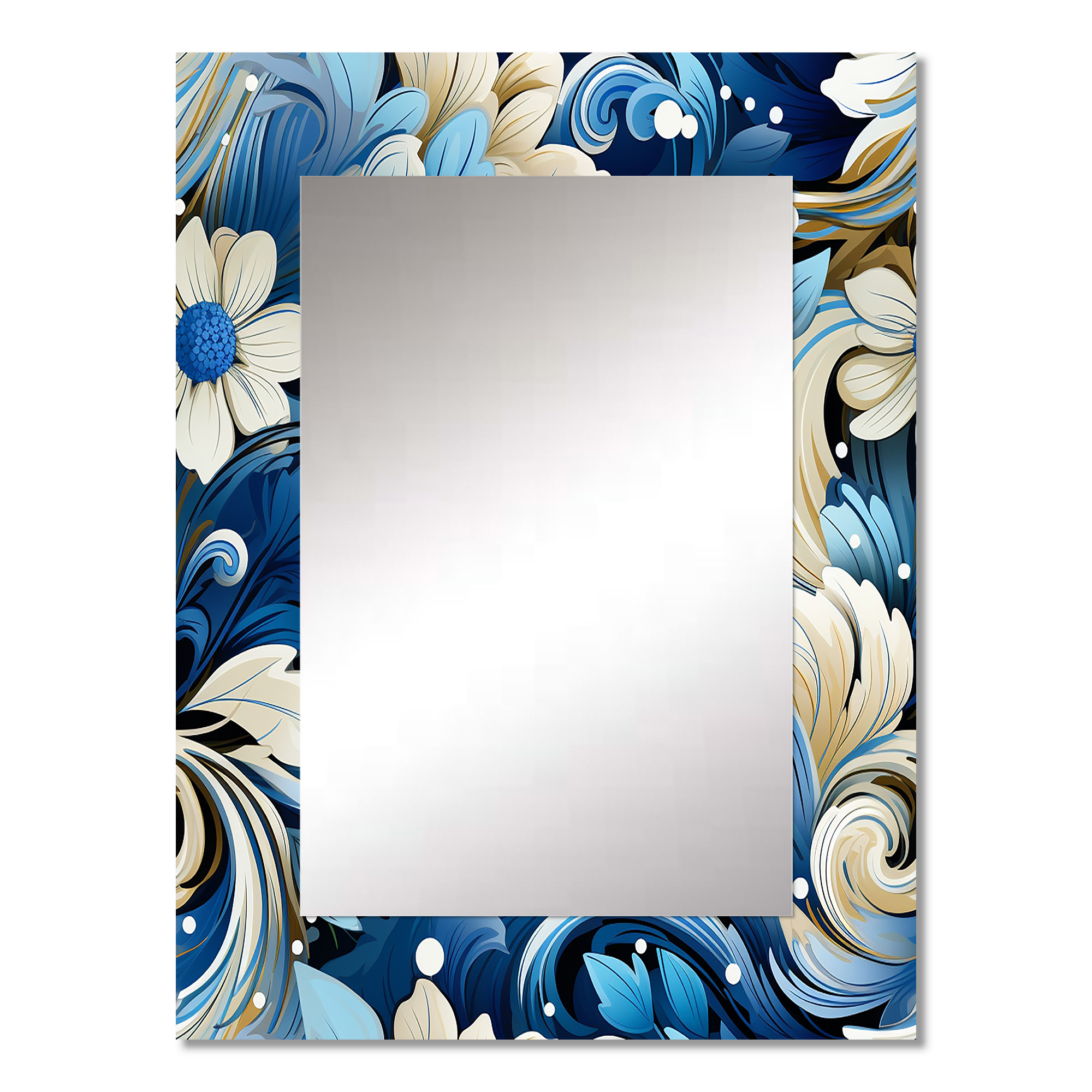 Ebern Designs Shontai Nautical Allure Paisley Pattern - Paisley Wall ...